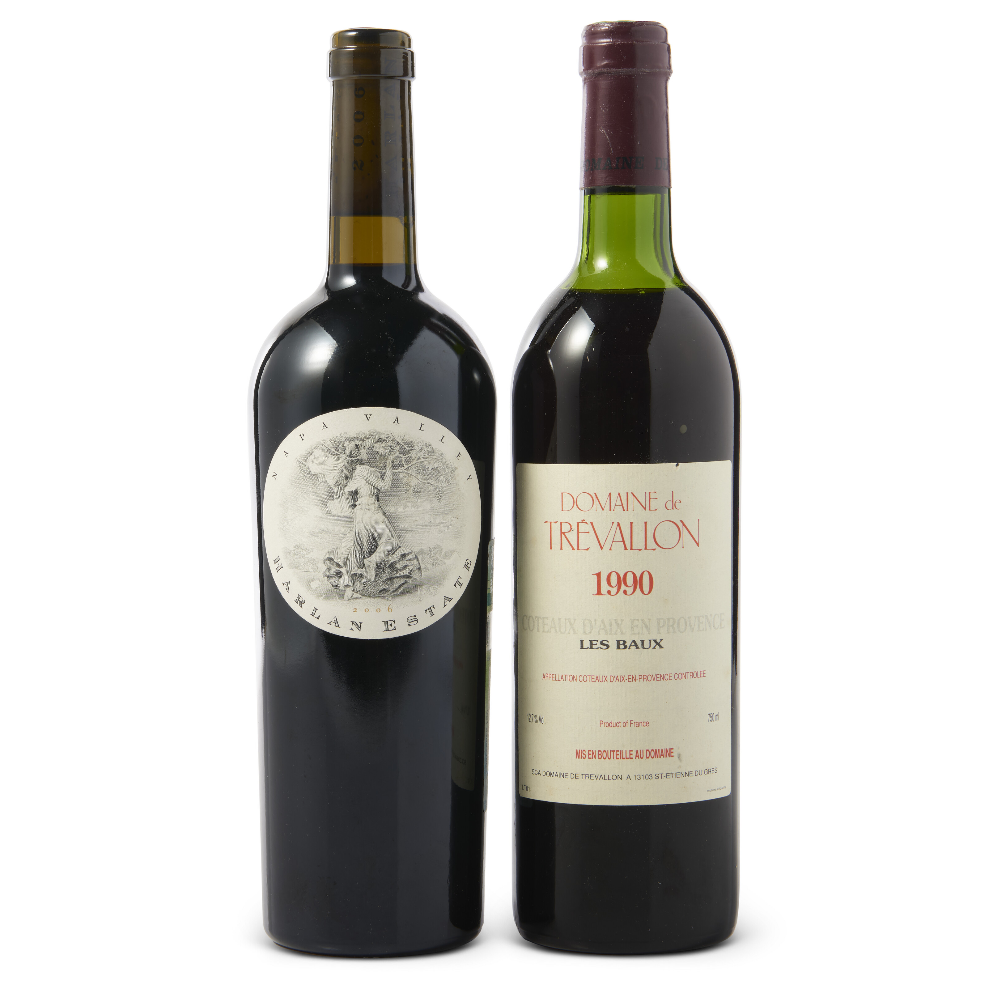 Mixed Trevallon and Harlan 1990-2006, Domaine de Trevallon, Rouge ...