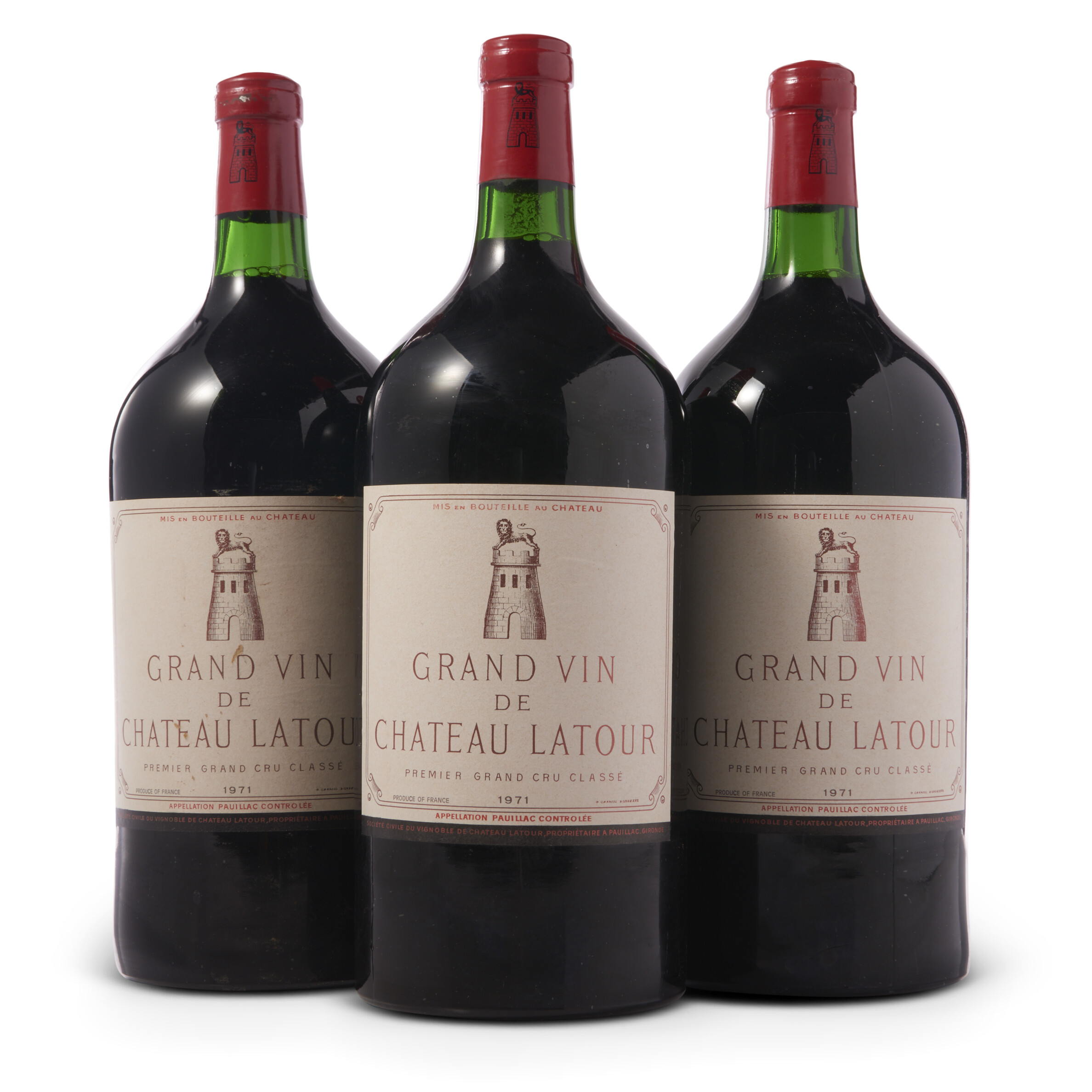 Château Latour Premier Cru Classé, Pauillac 1971, In original wooden ...