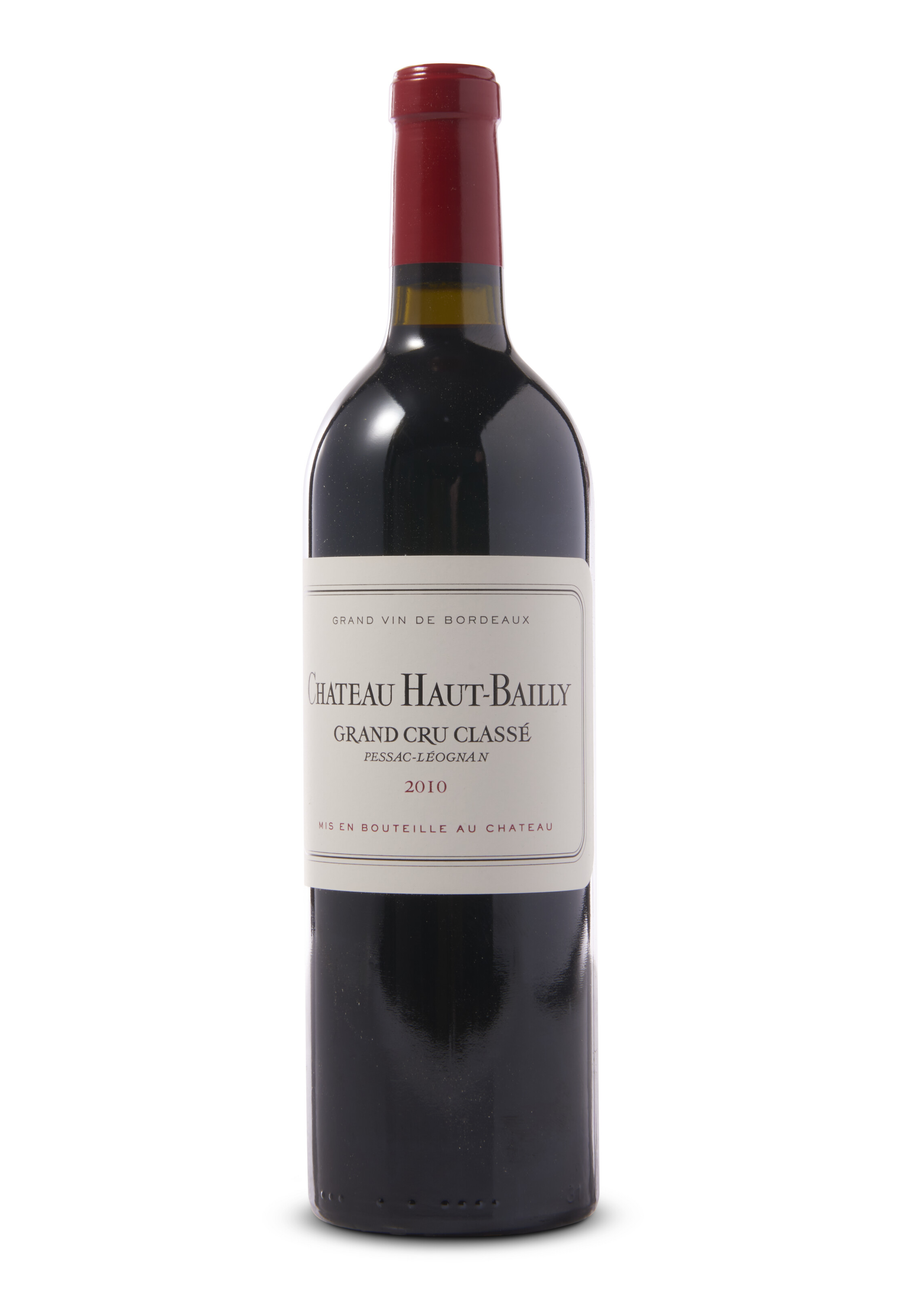 Château Haut-Bailly Cru Classé, Pessac-Léognan 2010, In six-bottle ...