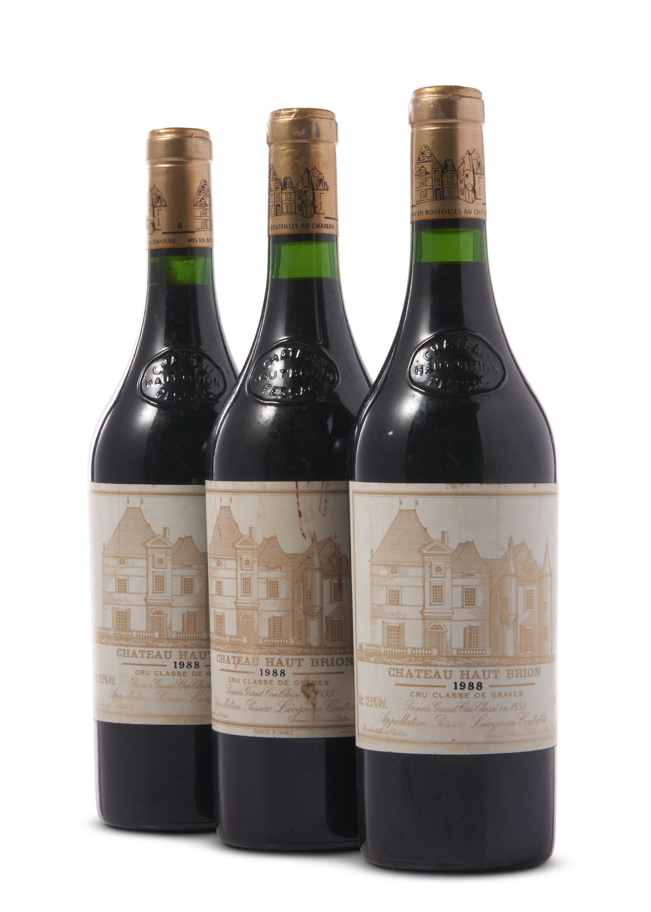 Château Haut-Brion Premier Cru Classé, Pessac-Léognan 1988, Bin-soiled ...