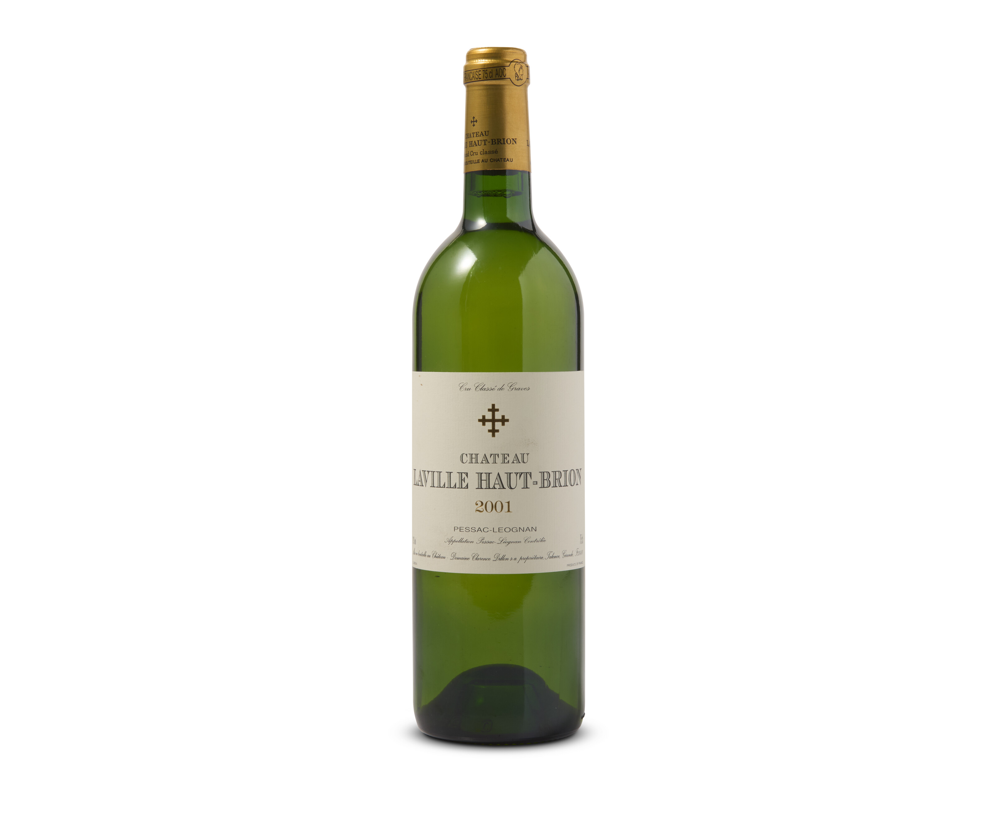 Château Laville Haut Brion 2001, One nicked label. Two slightly bin ...