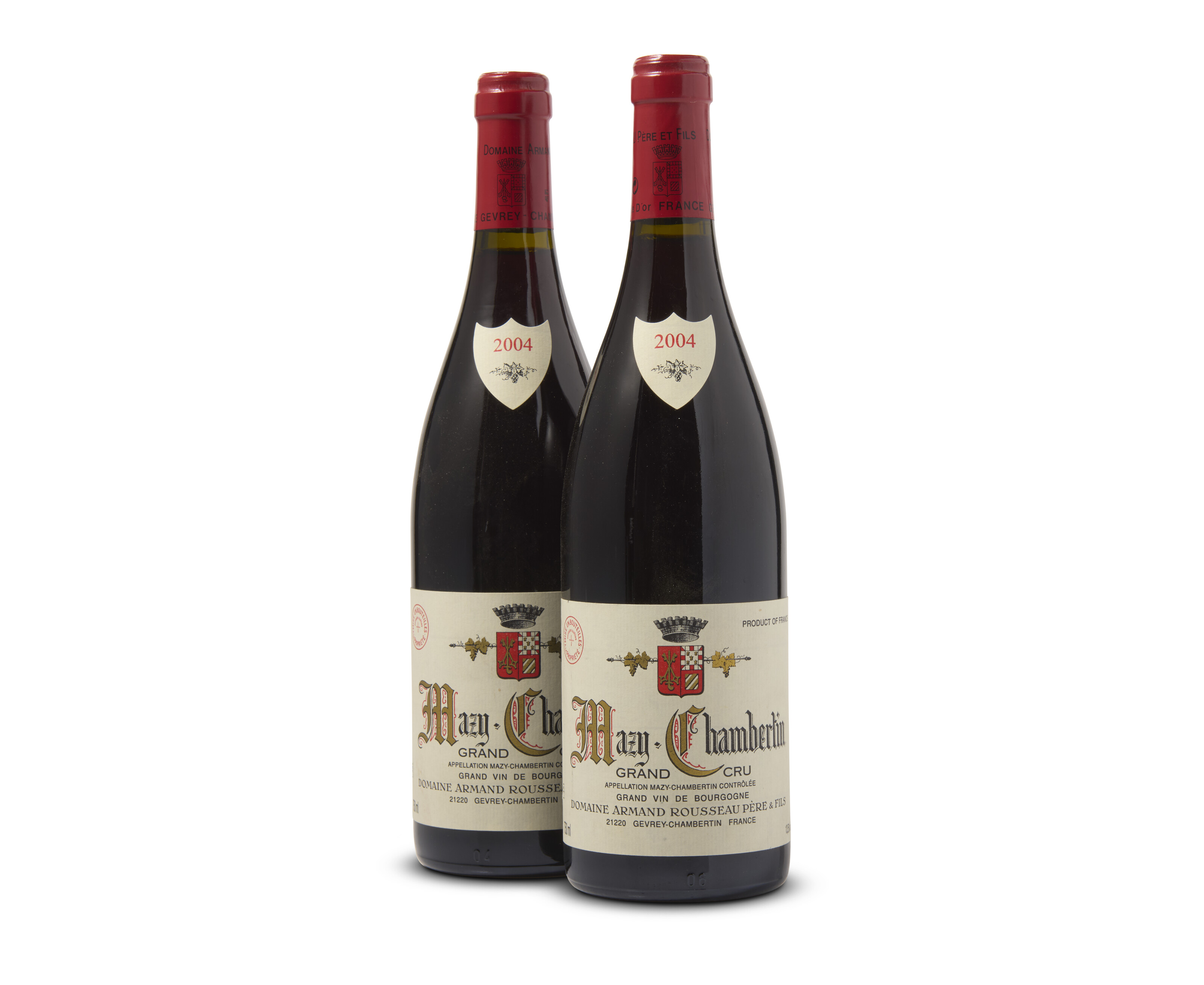 Domaine Armand Rousseau, Mazy-Chambertin 2004, Good appearance. Levels ...