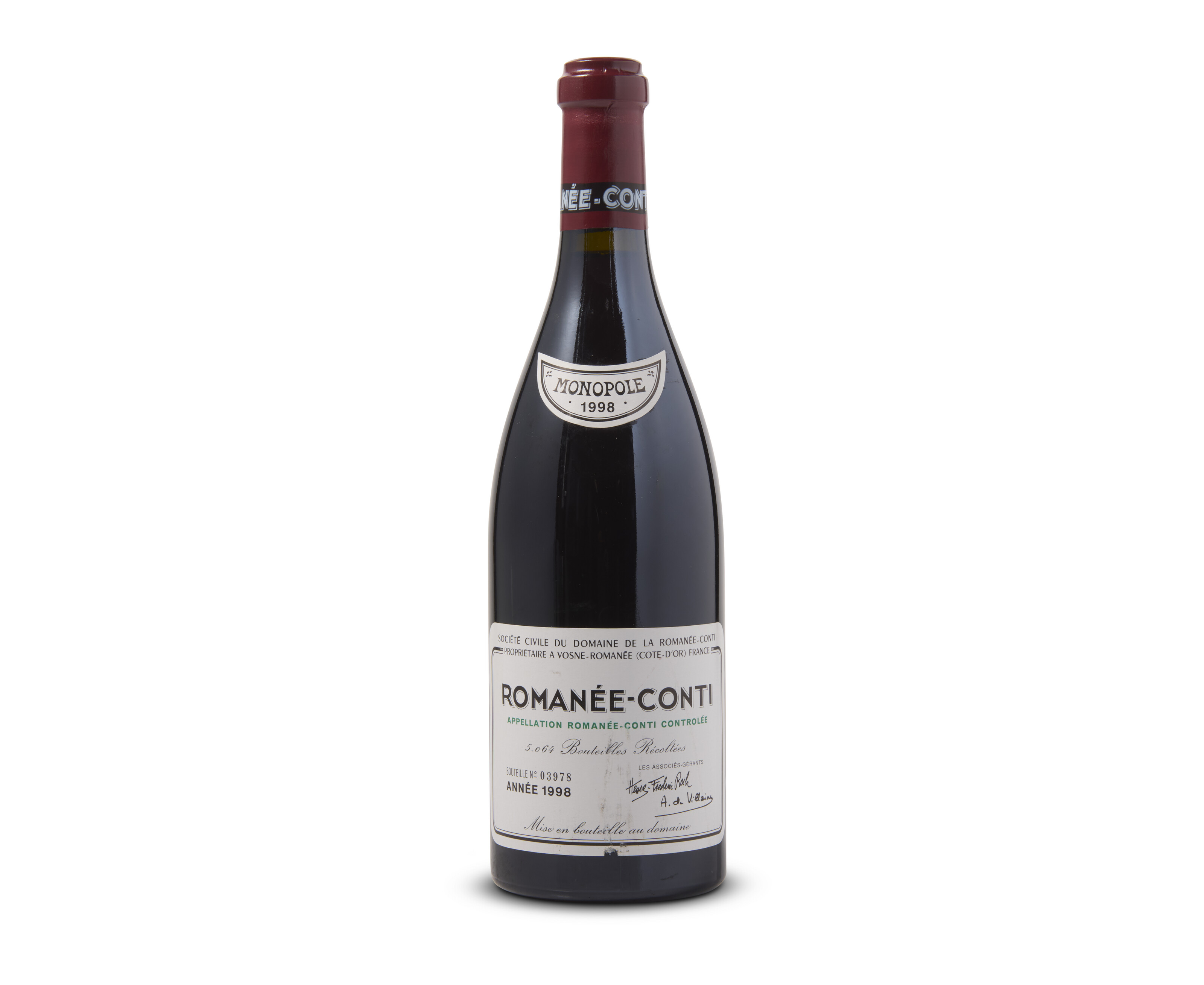 Domaine de la Romanée-Conti, Romanée-Conti 1998, Côte de Nuits, Grand ...