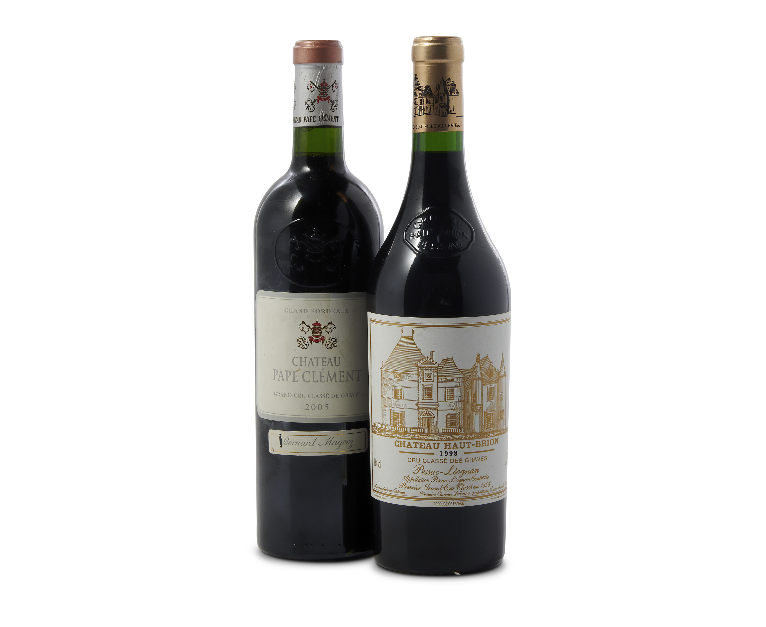 Mixed Haut-Brion and Pape Clement 1998-2005, Château Haut-Brion ...