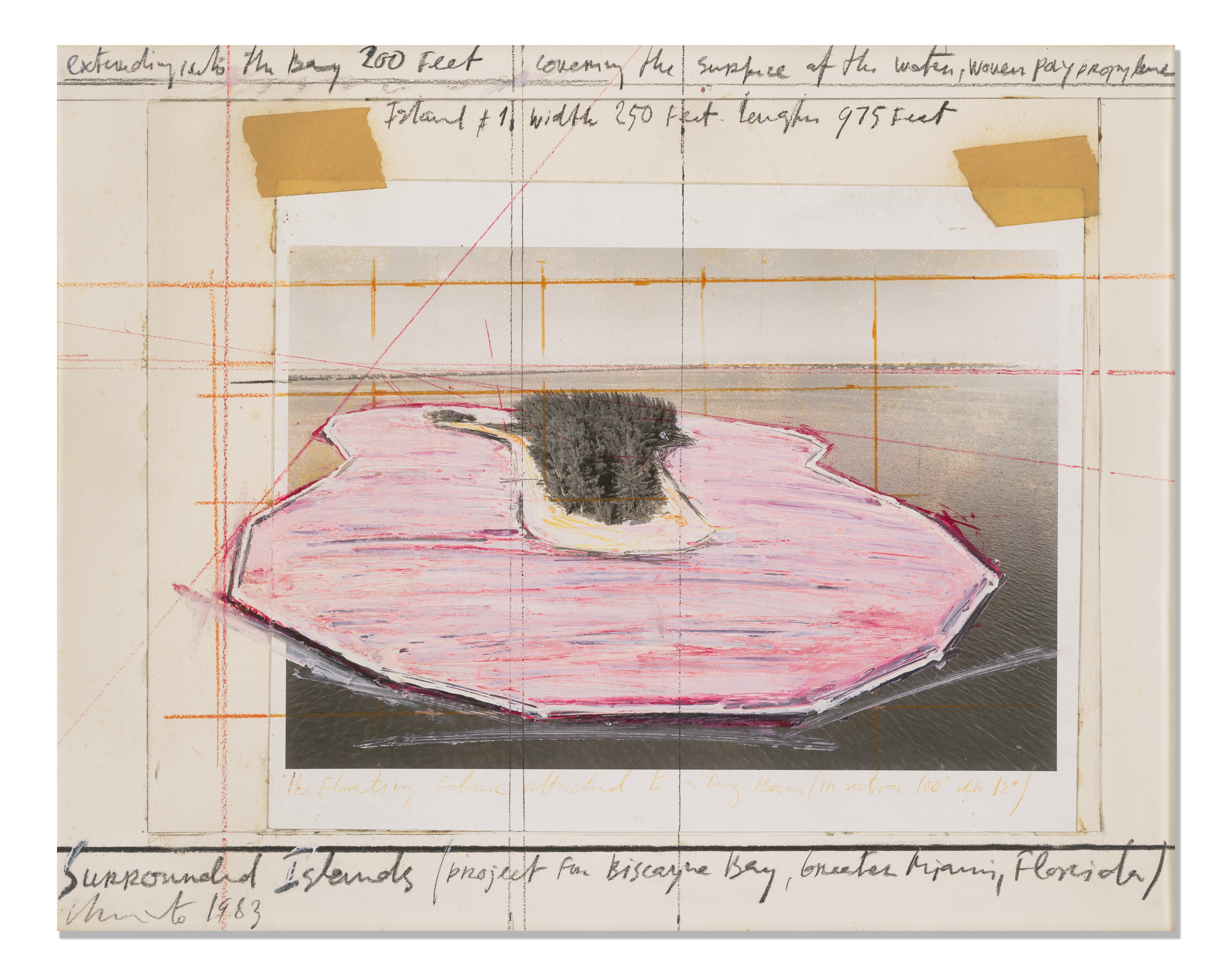 CHRISTO (1935-2020), Surrounded Islands (Project for Biscayne Bay ...