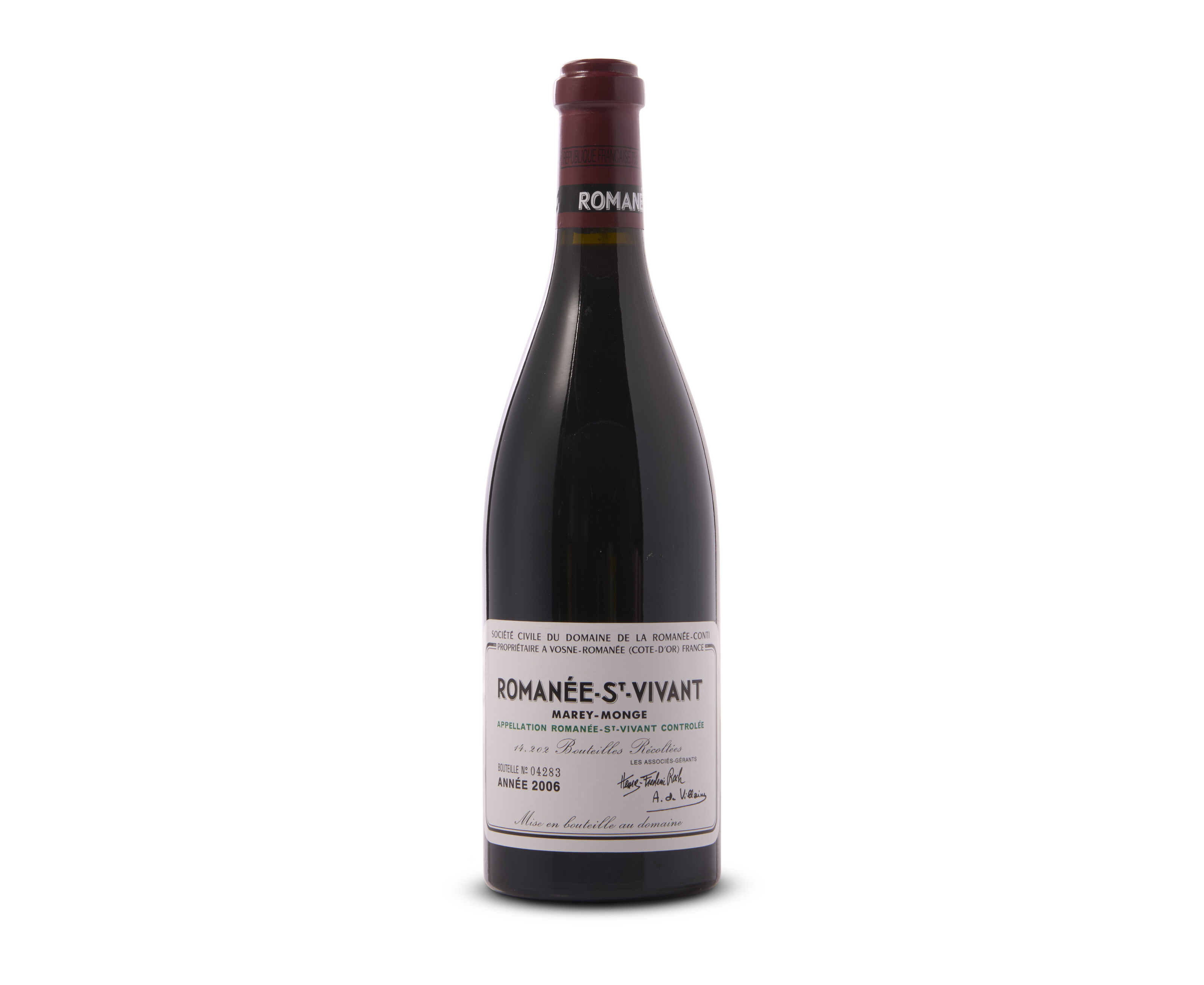 Domaine de la Romanée-Conti, Romanée-Saint-Vivant, Marey-Monge 2006 ...
