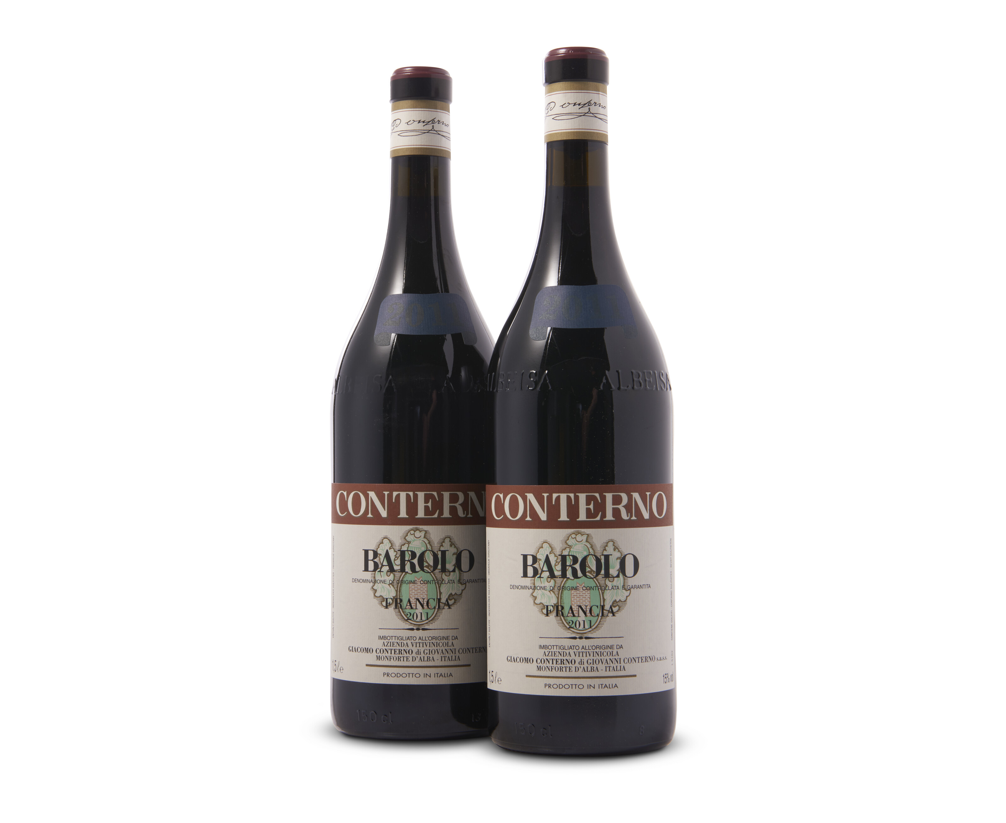 Giacomo Conterno, Barolo, Francia 2011, In individual original wooden ...
