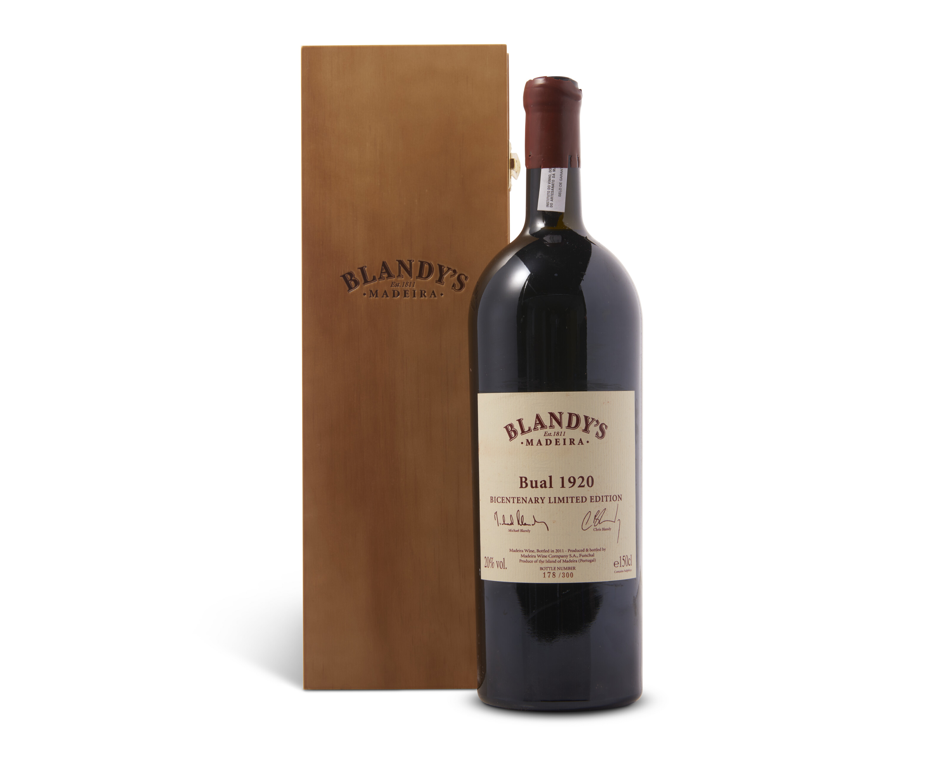 Blandy's, Bual Madeira Bicentenary Limited Edition 1920, In original ...