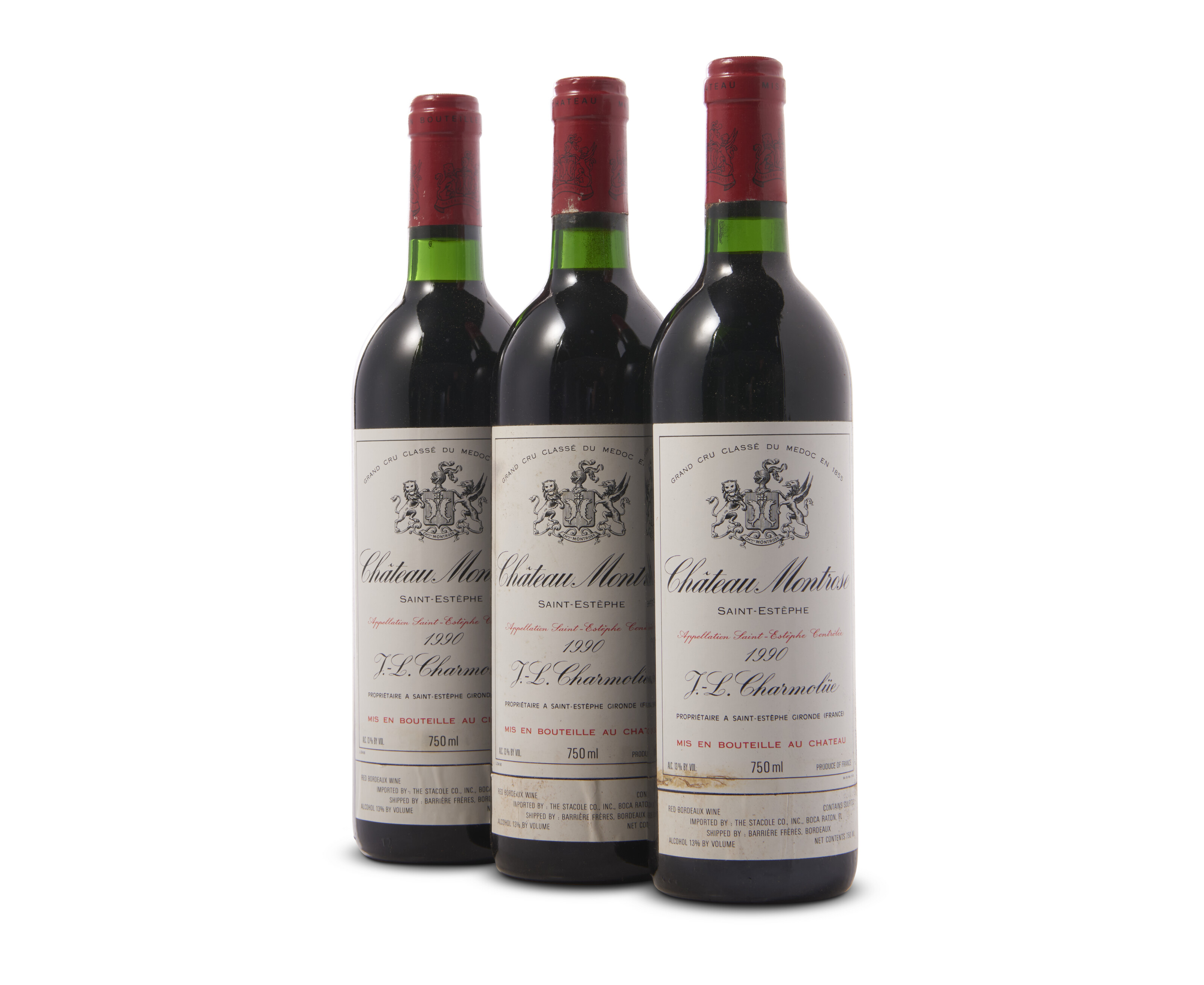 Château Montrose 1990, Saint-Estèphe, 2ème Cru ClasséScuffed capsules ...