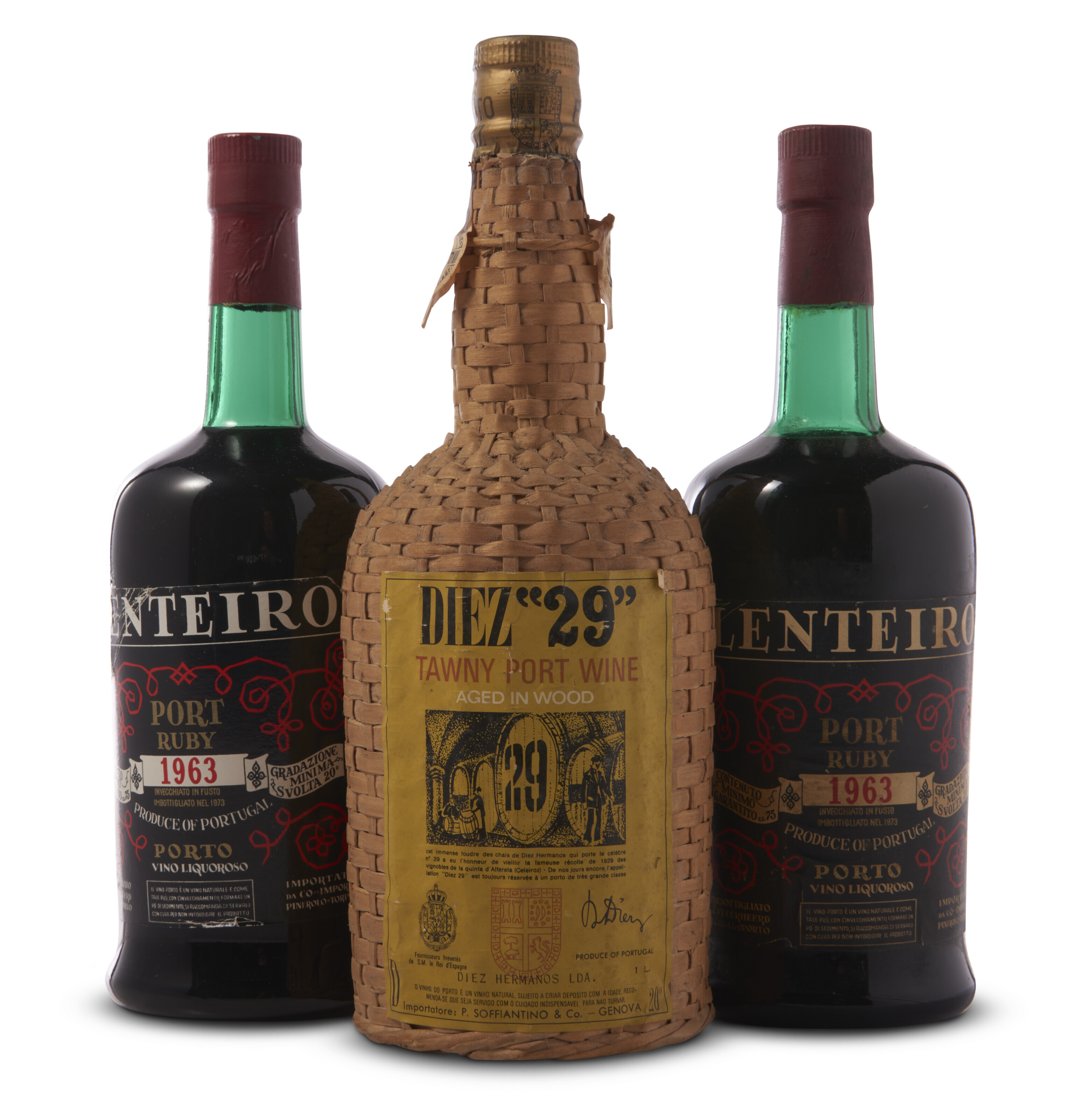 Mixed Port 1929-1963, Diez “29” Tawny Port Aged in Wood 1929In wicker ...