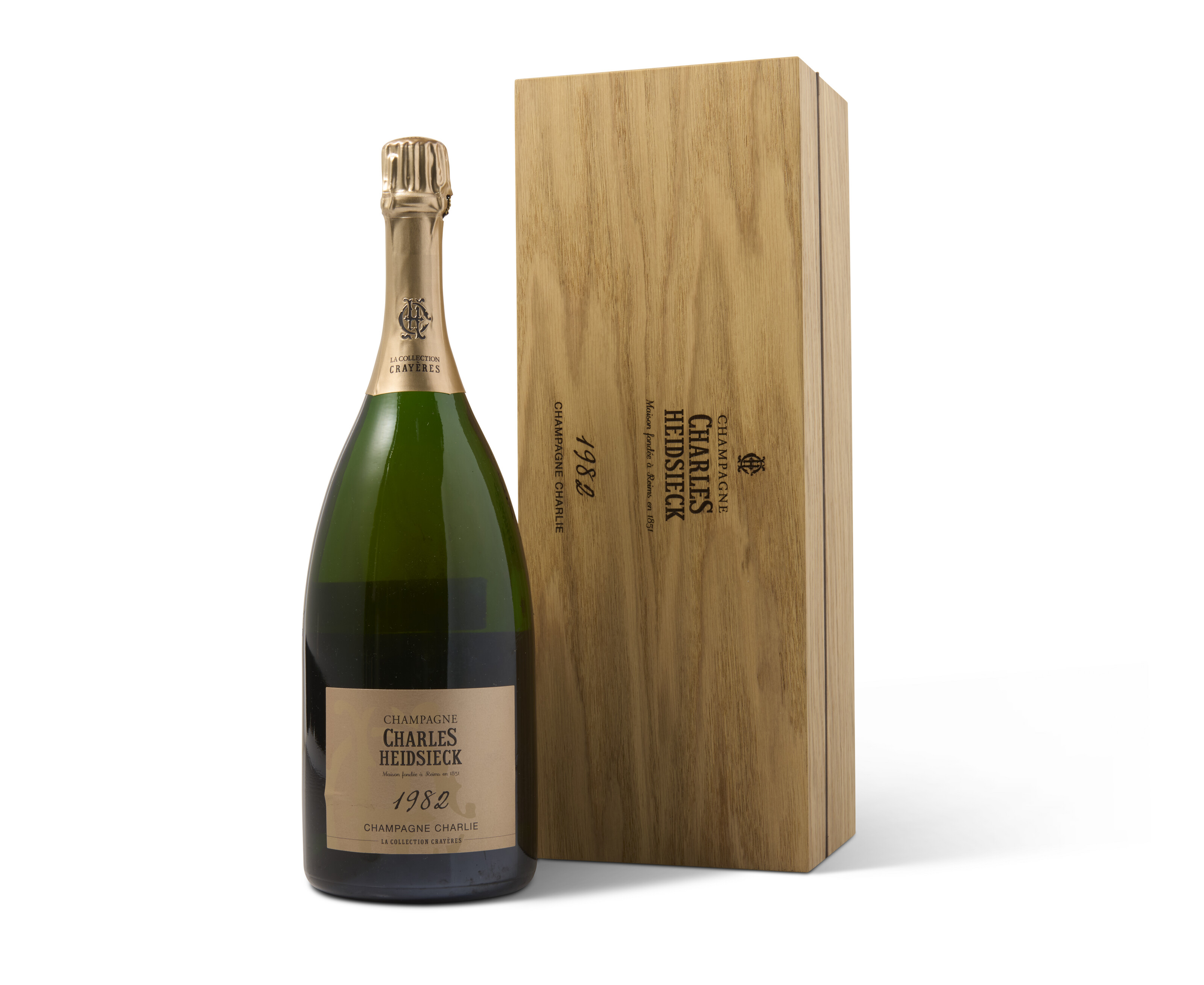 Charles Heidsieck, Champagne Charlie 1982, In individual coffrets ...