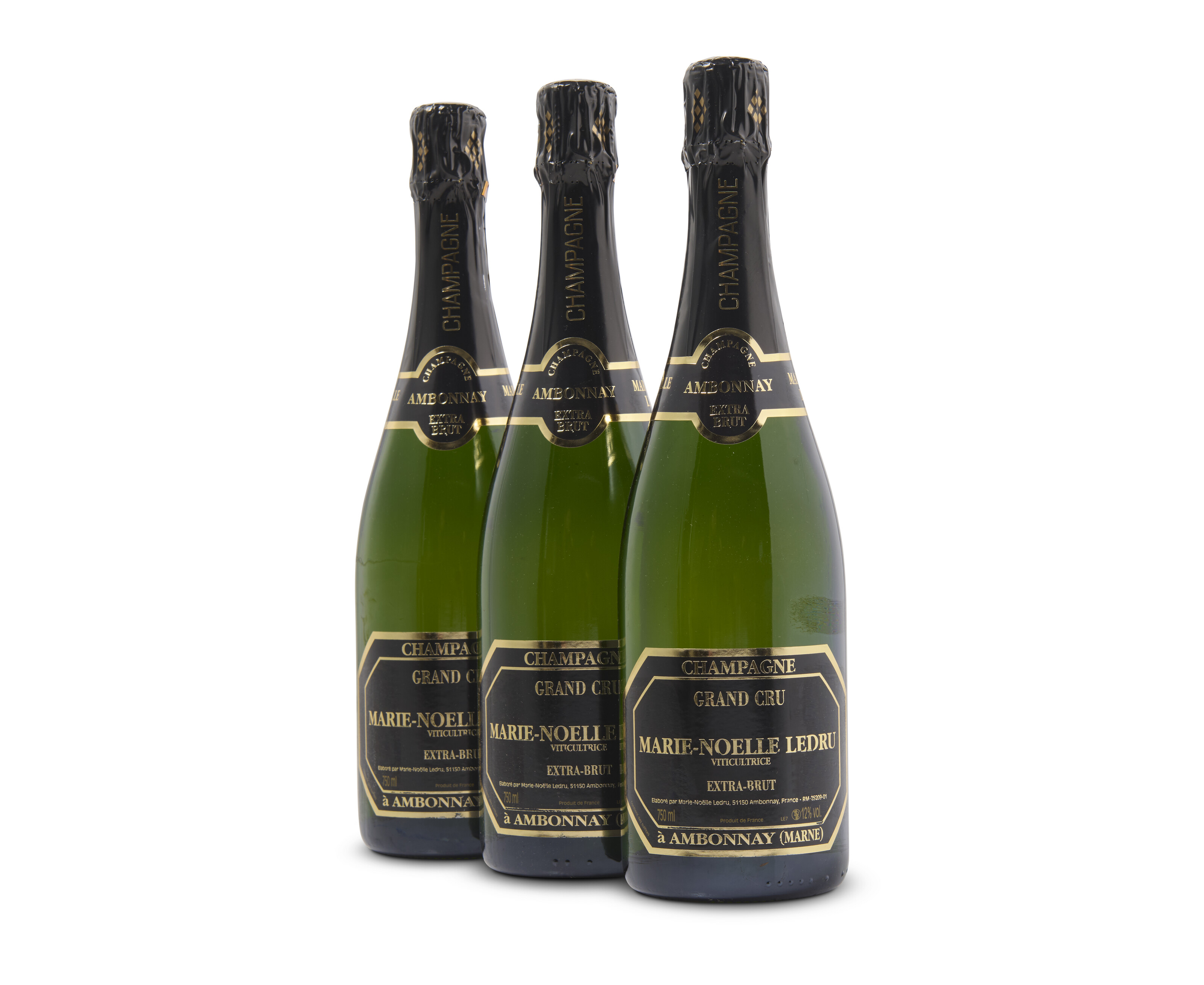 Marie-Noëlle Ledru Extra Brut Grand Cru NV, Six in original case ...