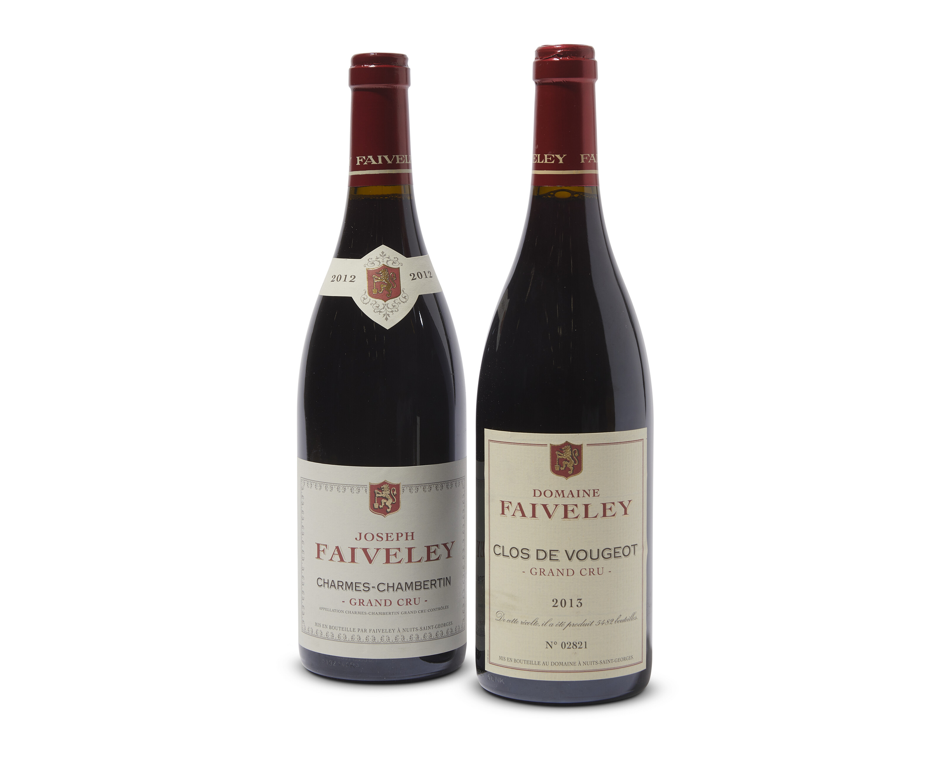 Mixed Faiveley Grand Cru 2012-2013, Joseph Faiveley, Charmes-Chambertin ...