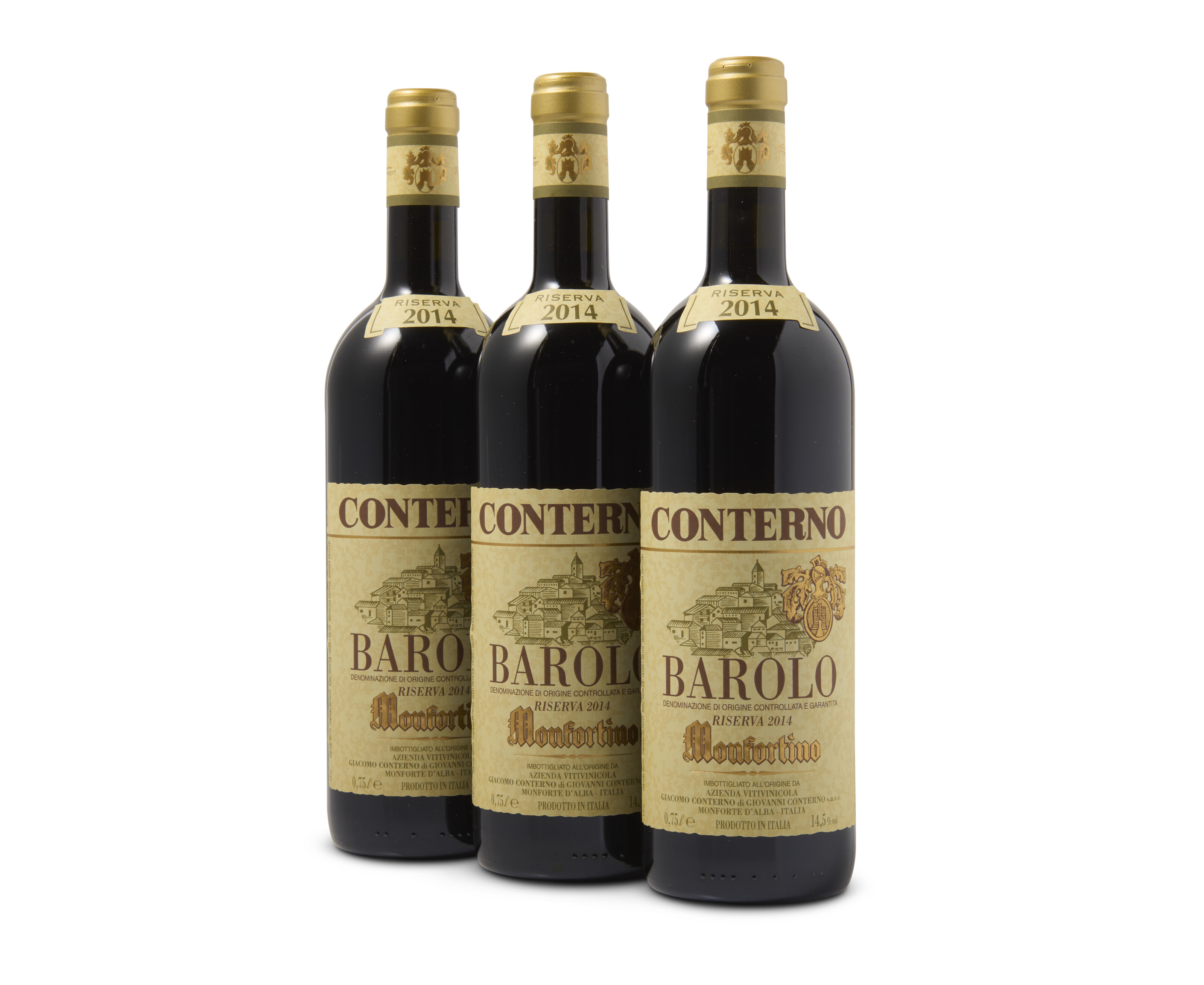 Giacomo Conterno, Barolo Monfortino Riserva 2014, In original wooden ...