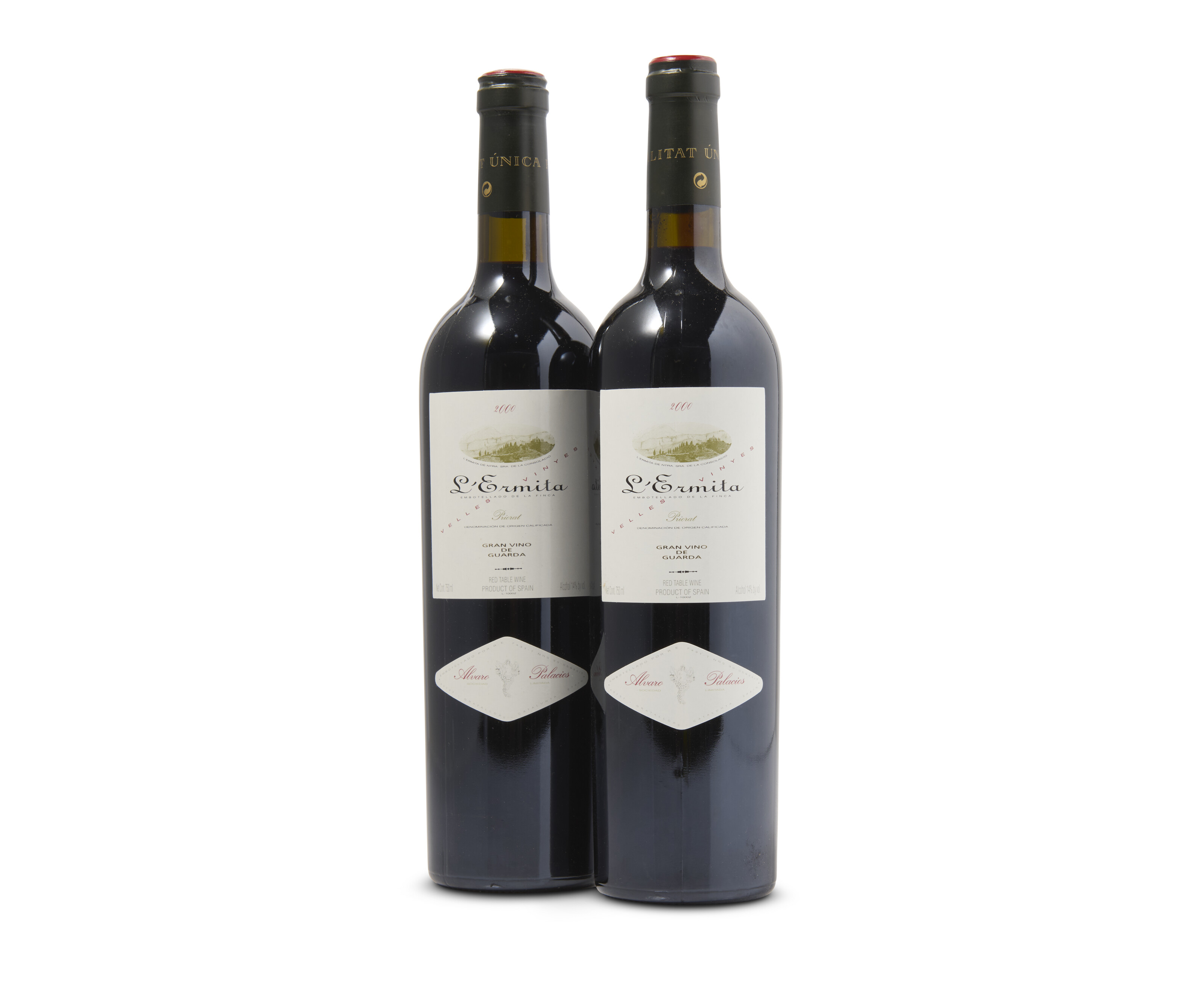 Alvaro Palacios, L'Ermita, Priorat 2000, In original wooden case ...