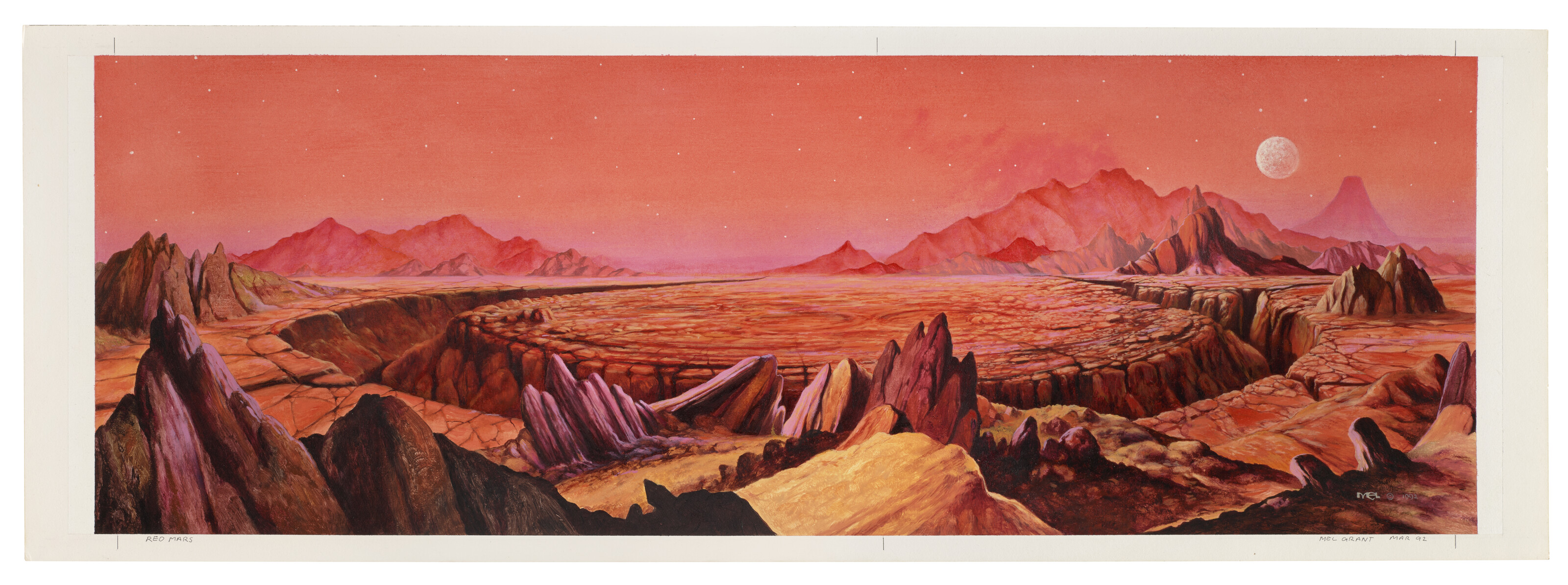Red Mars: original dust-jacket artwork, Melvyn Grant | Christie’s