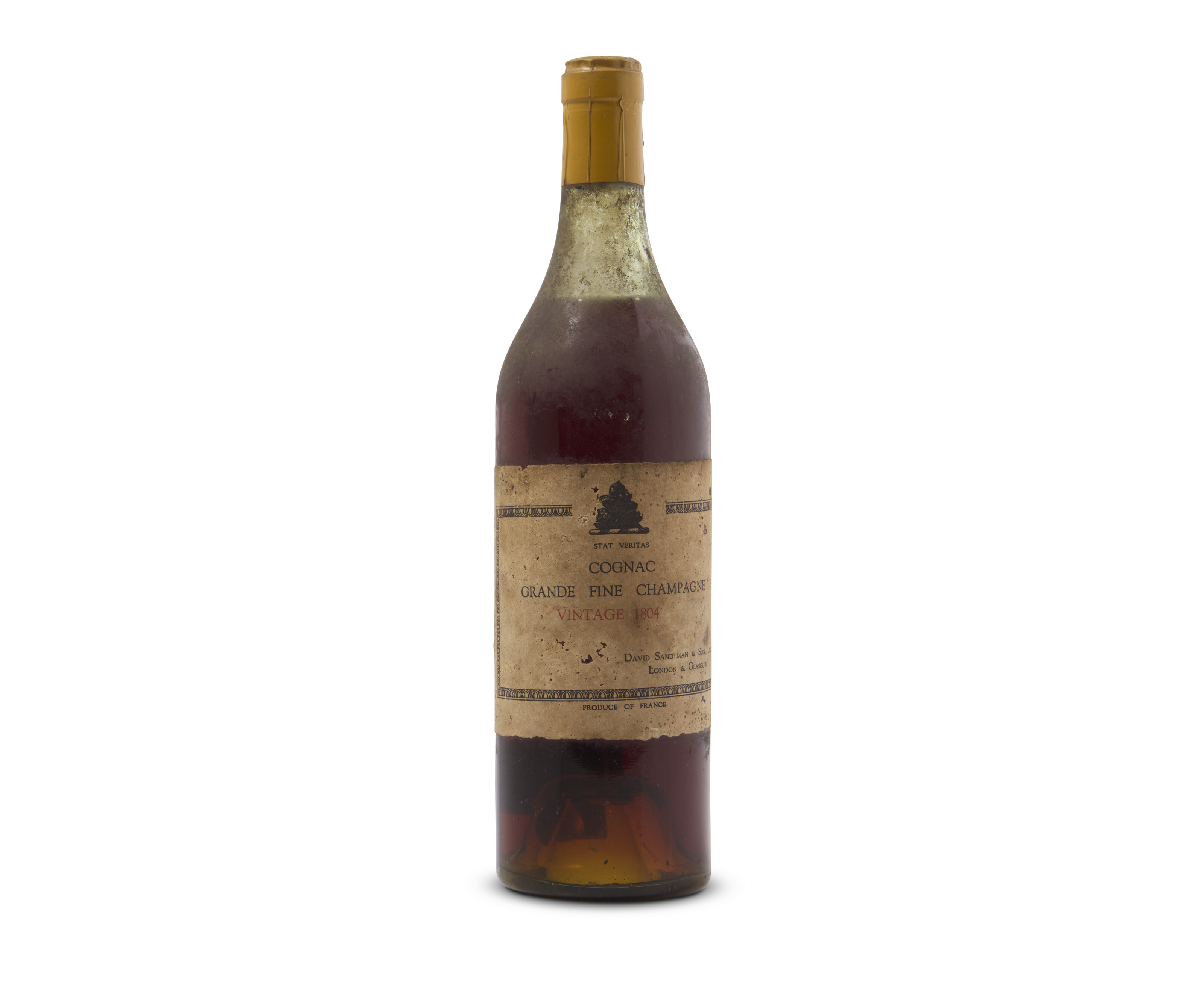 David Sandeman & Son, Grande Fine Champagne Cognac 1804, Ex Christie's ...