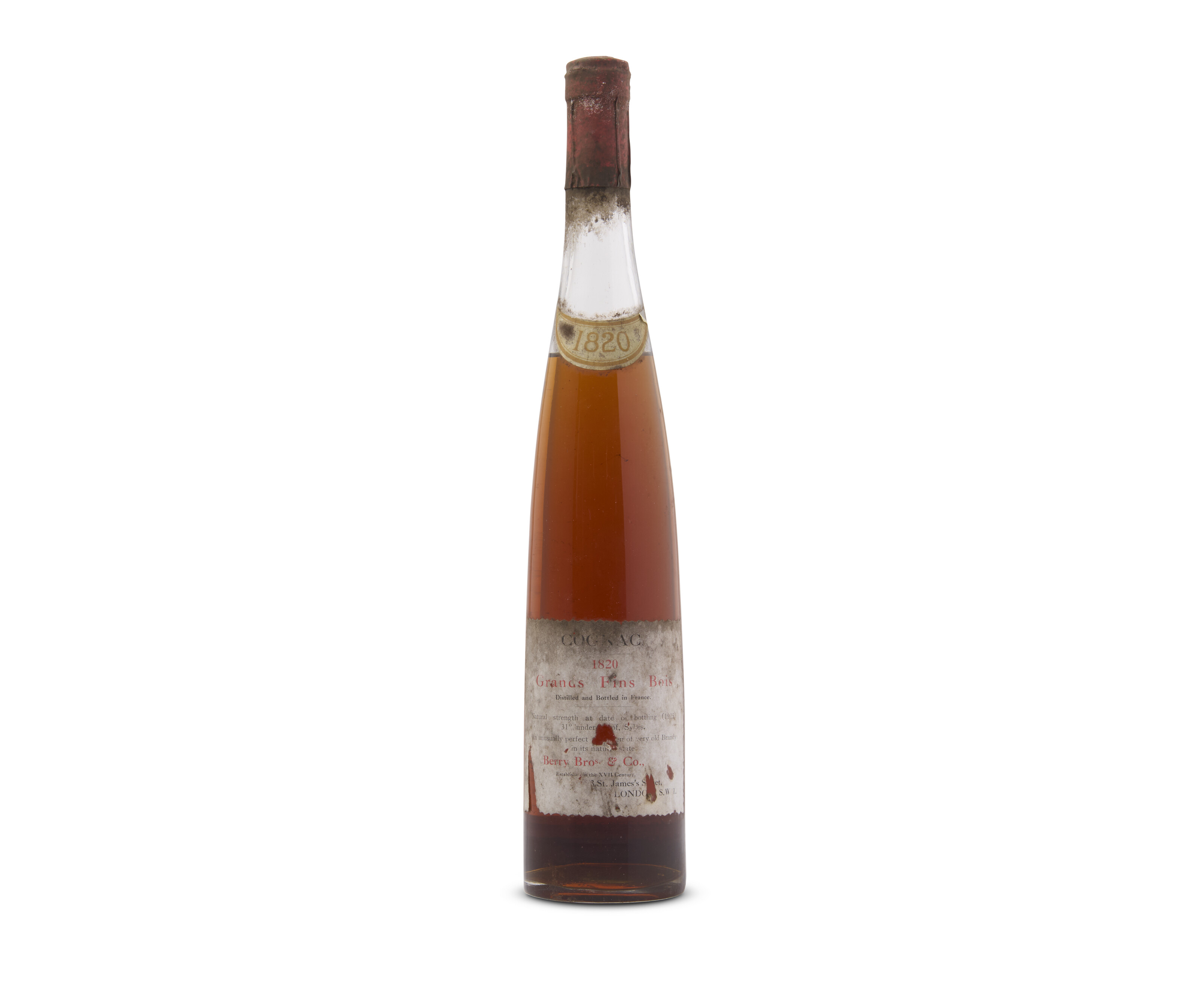 Berry Brothers & Rudd, Grande Fins Bois Cognac 1820, Ex Sotheby's ...