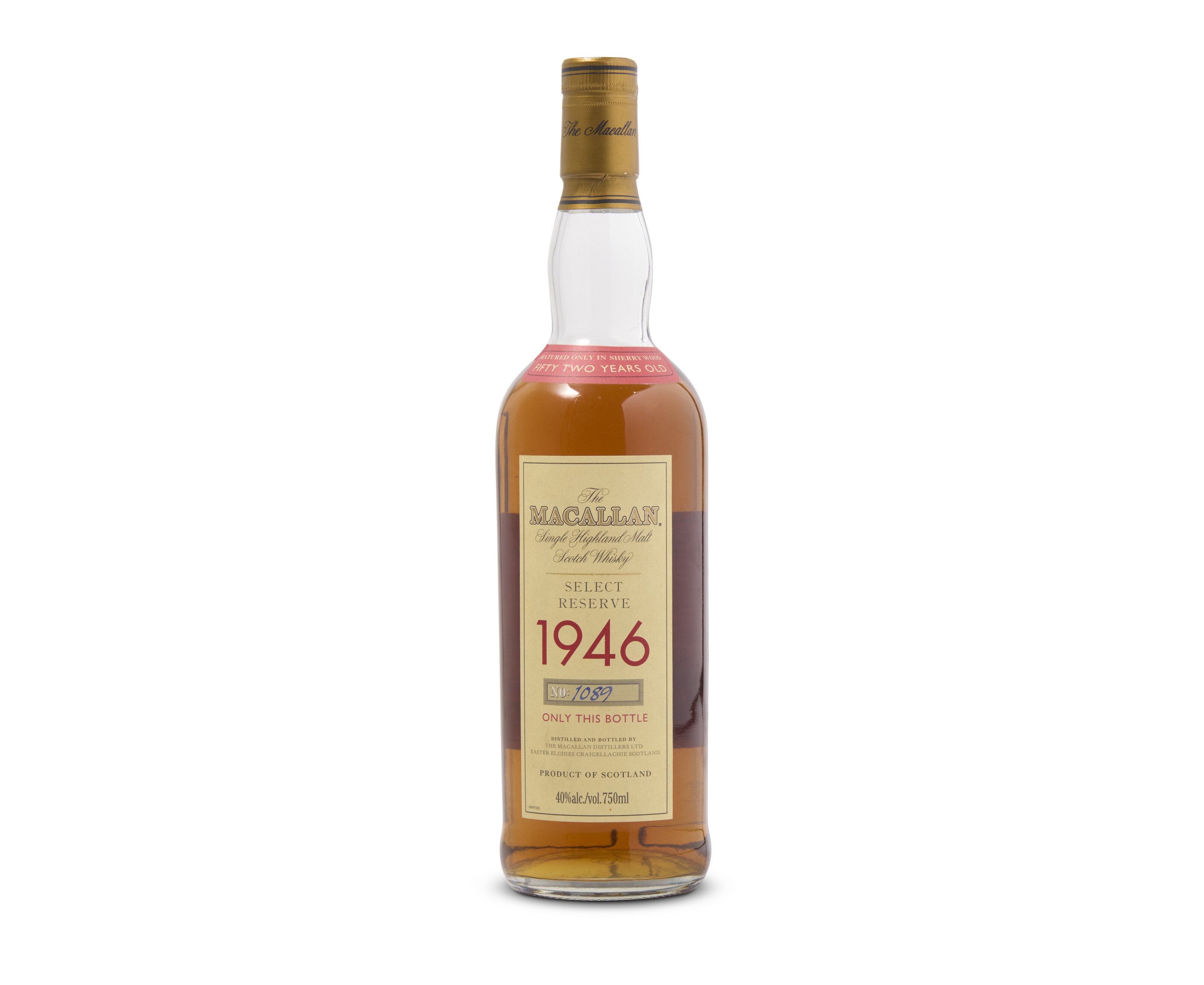 The Macallan, Select Reserve 52 Year Old 1946, In presentation box with ...