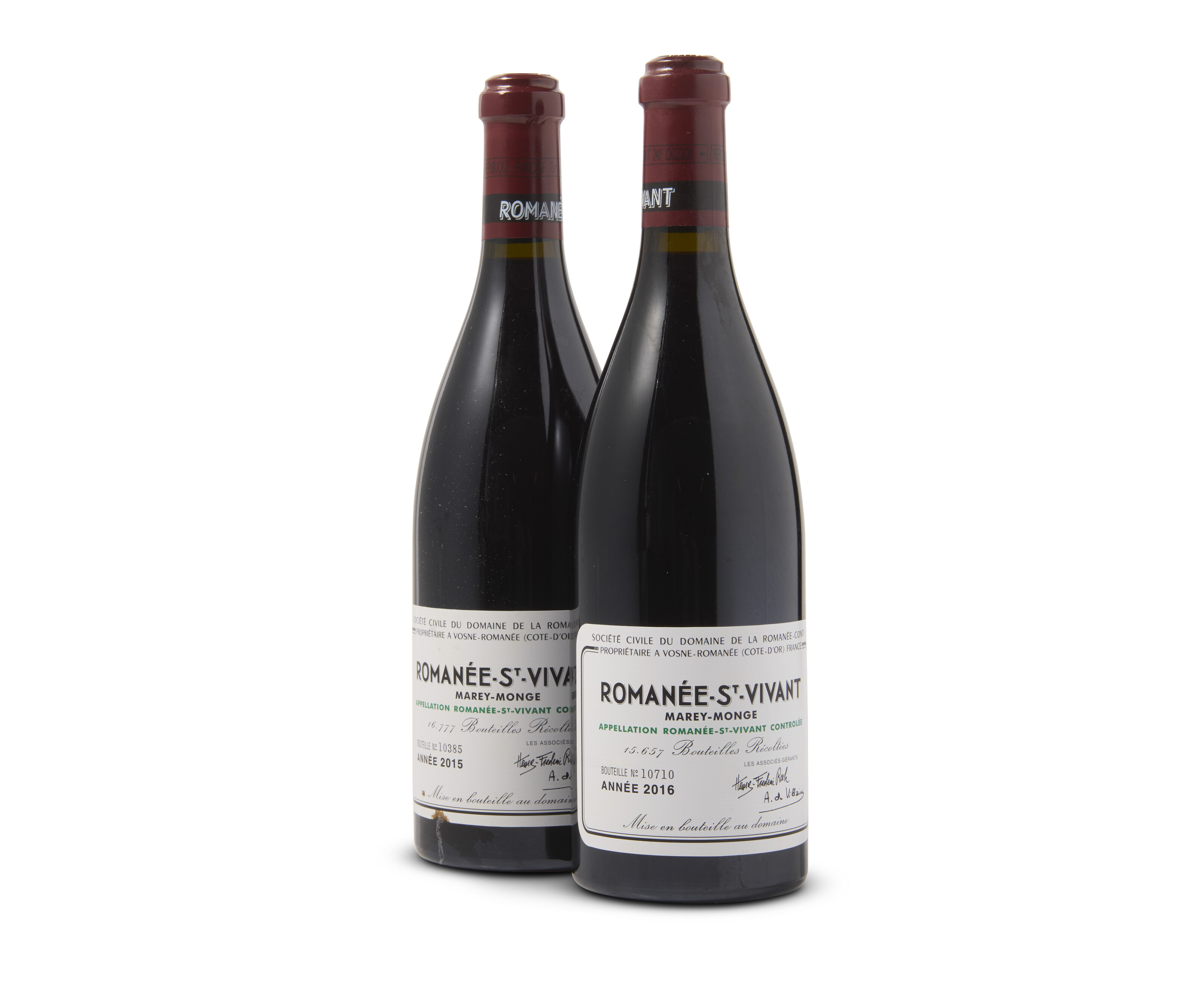 Mixed DRC Romanée-Saint-Vivant 2015-2016, Domaine de la Romanée-Conti ...