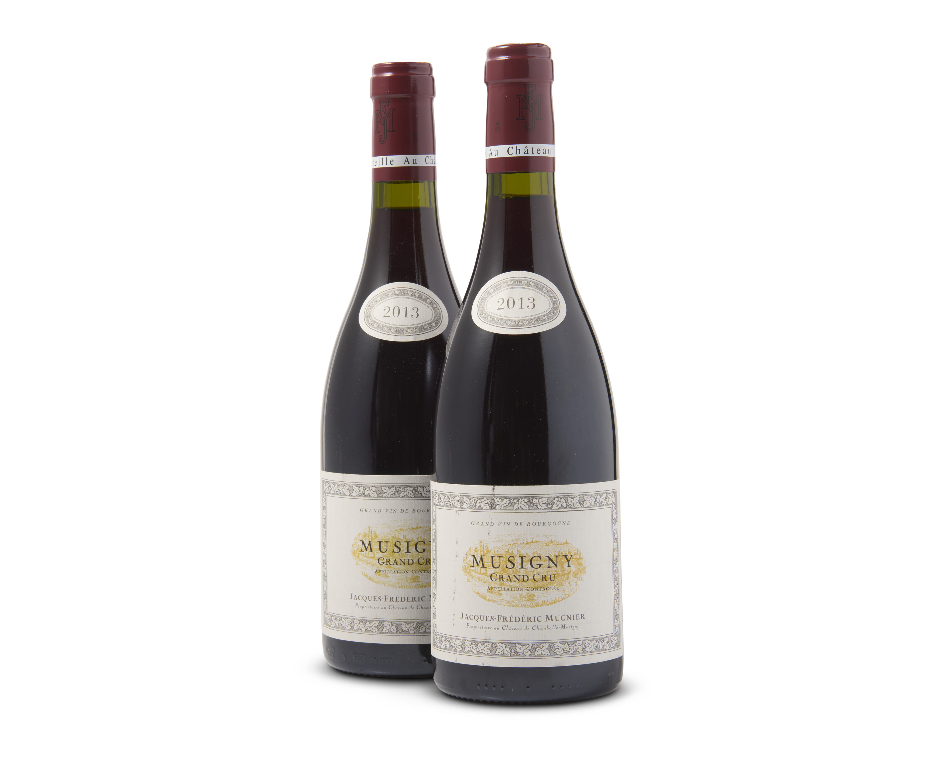 Jacques-Frédéric Mugnier, Musigny 2013, Slightly bin-soiled labels ...