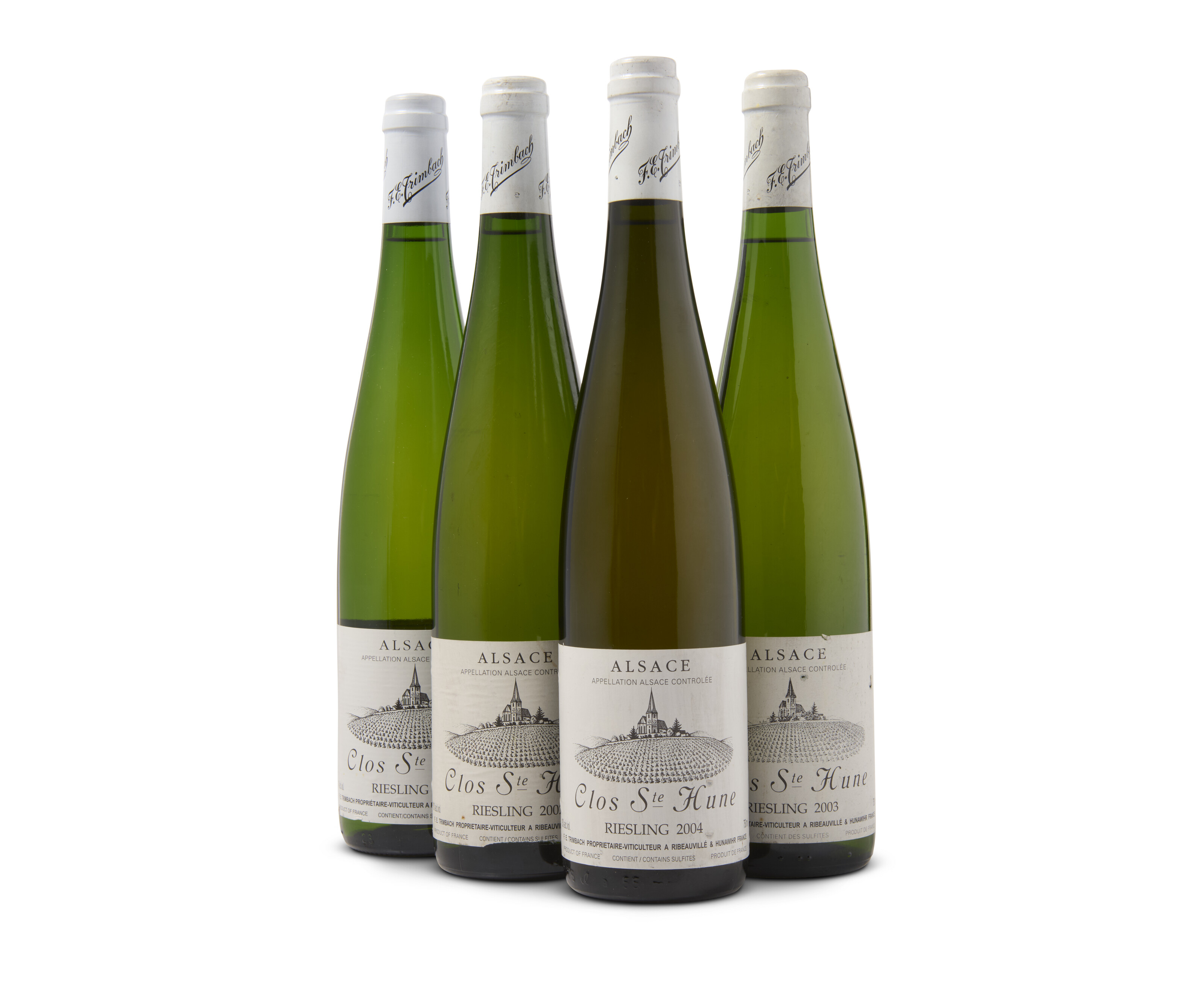 Mixed Trimbach Clos St Hune 2002-2009, Trimbach, Riesling Clos St Hune ...