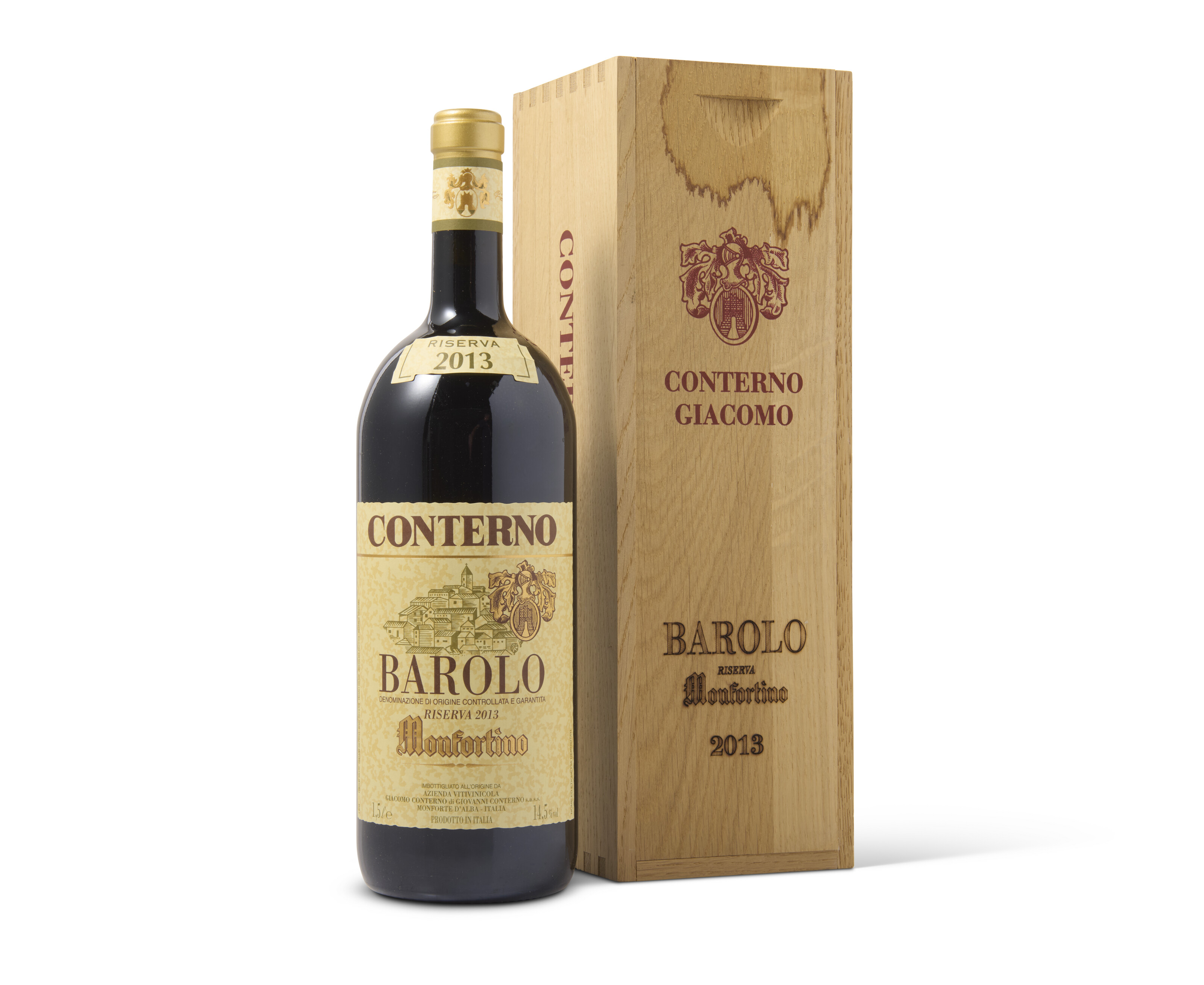 Giacomo Conterno, Barolo, Monfortino Riserva 2013, In original wooden ...