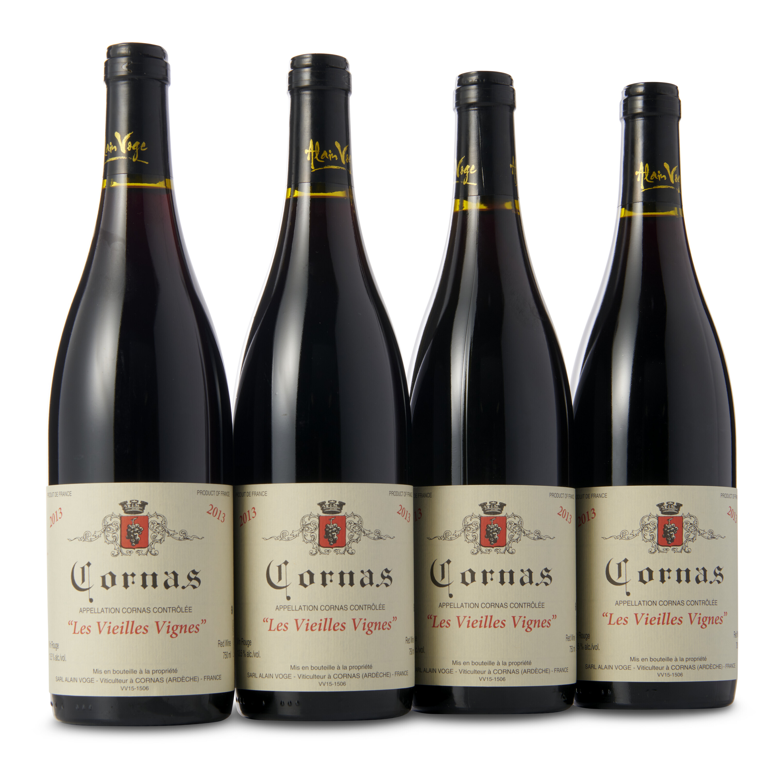 Alain Voge, Cornas Les Vieilles Vignes 2013, RhôneIn six-bottle ...
