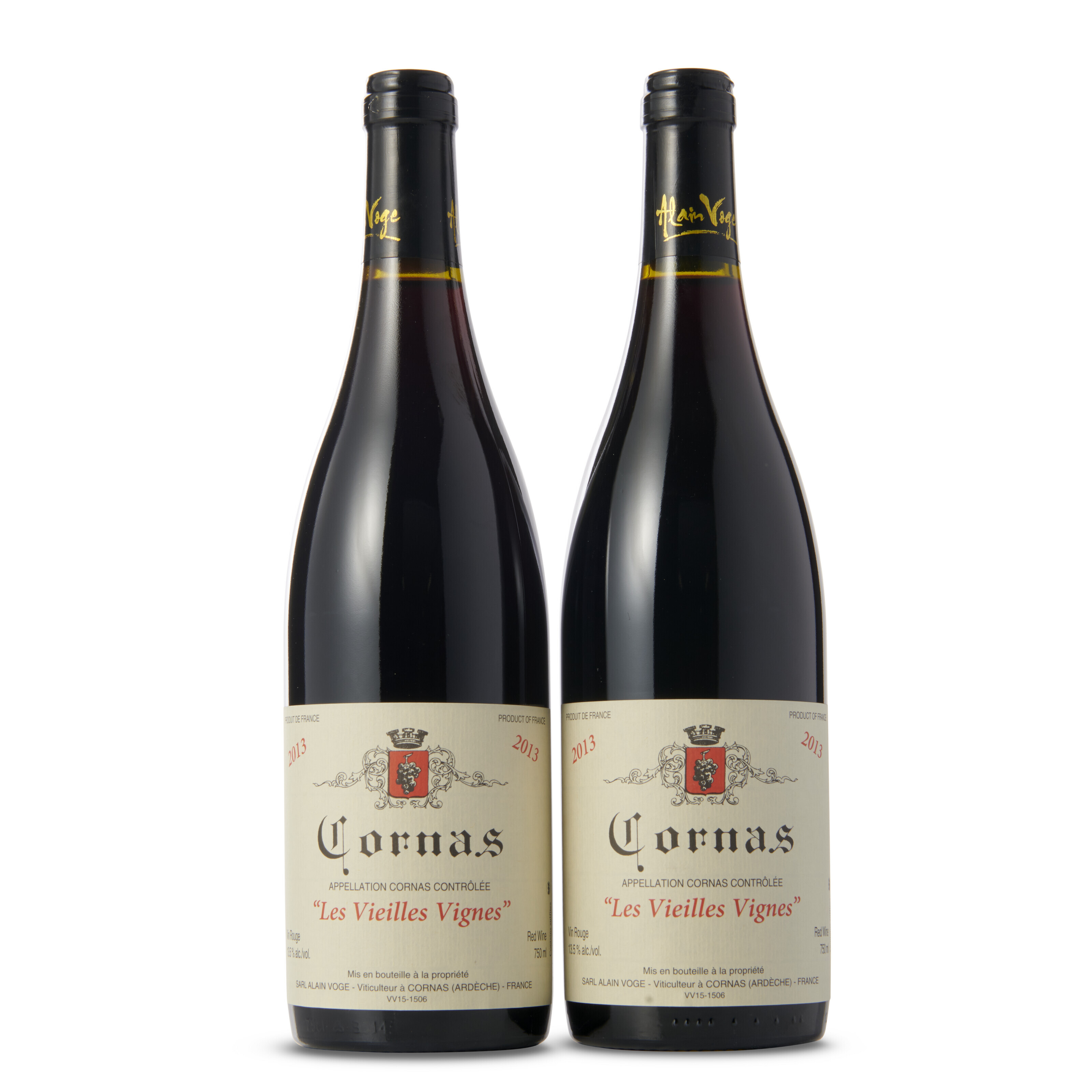 Alain Voge, Cornas Les Vieilles Vignes 2013, RhôneIn six-bottle ...