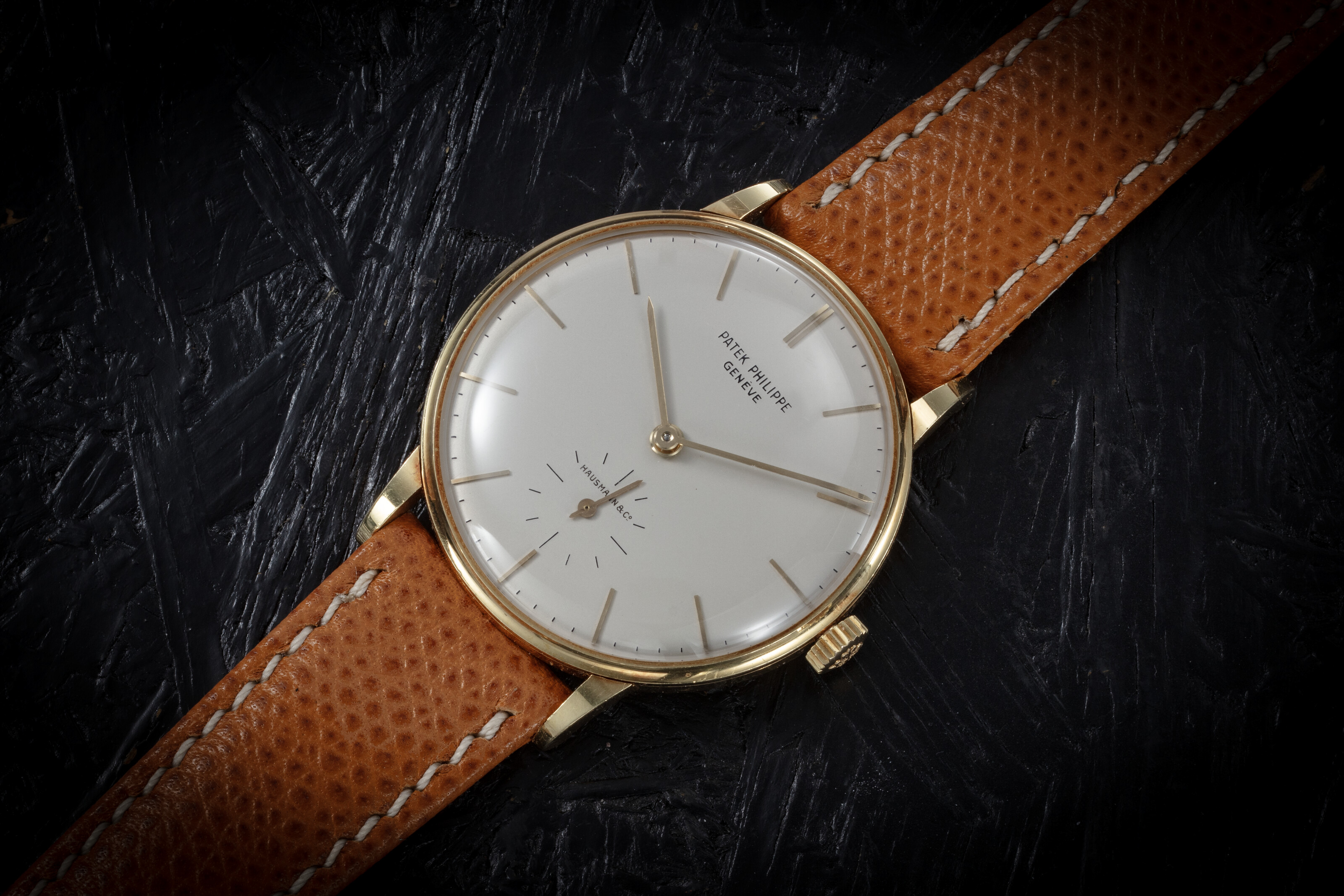 PATEK PHILIPPE, REF. 3410, A FINE GOLD MANUAL-WINDING WRISTWATCH ...