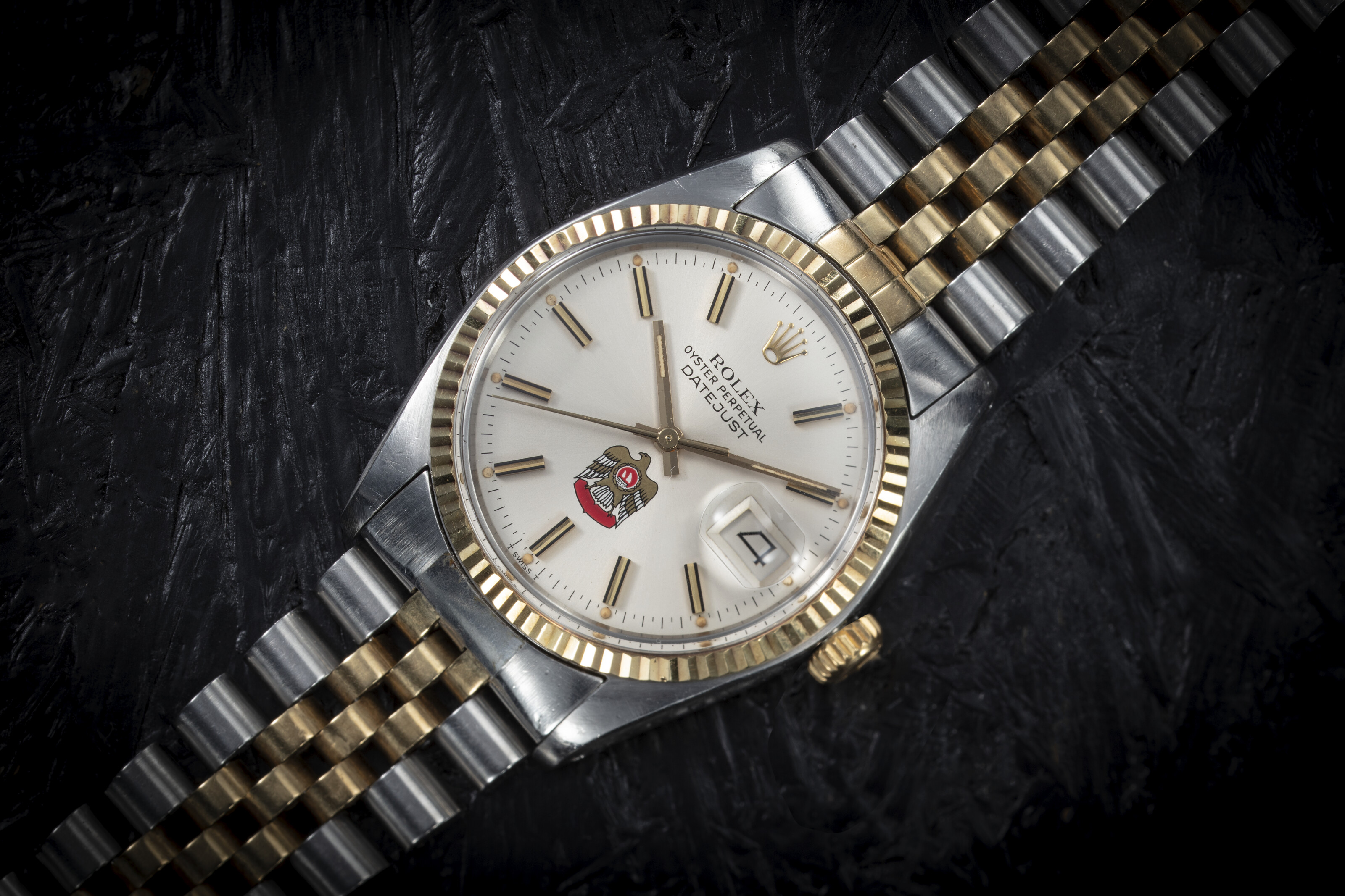 ROLEX, DATEJUST REF. 16013, A STEEL AND GOLD AUTOMATIC WRISTWATCH WITH ...