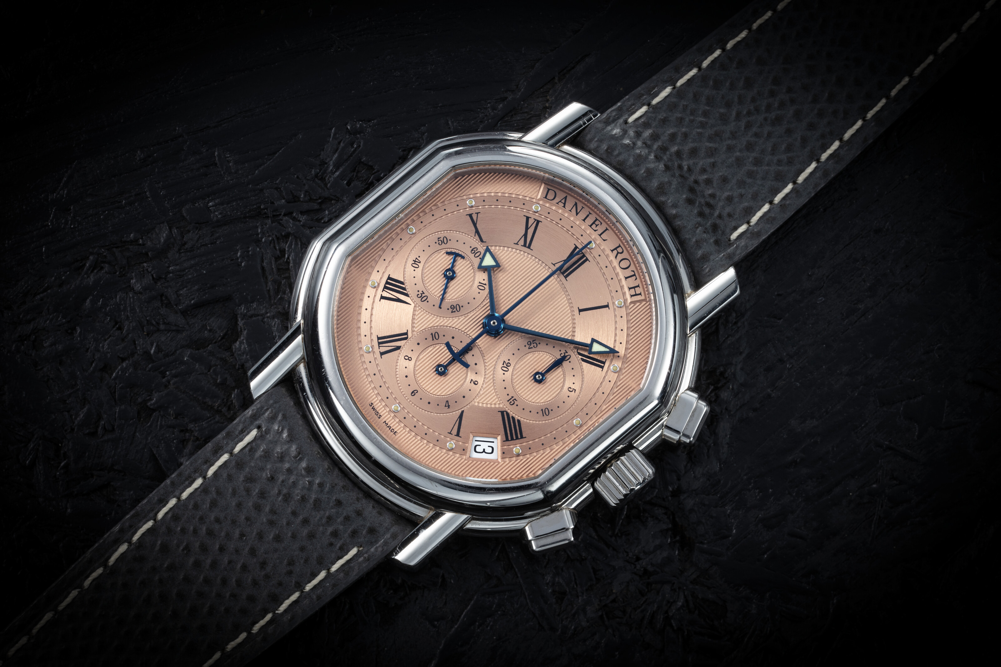 DANIEL ROTH, MASTERS CHRONOGRAPH REF. S247, A STEEL AUTOMATIC ...