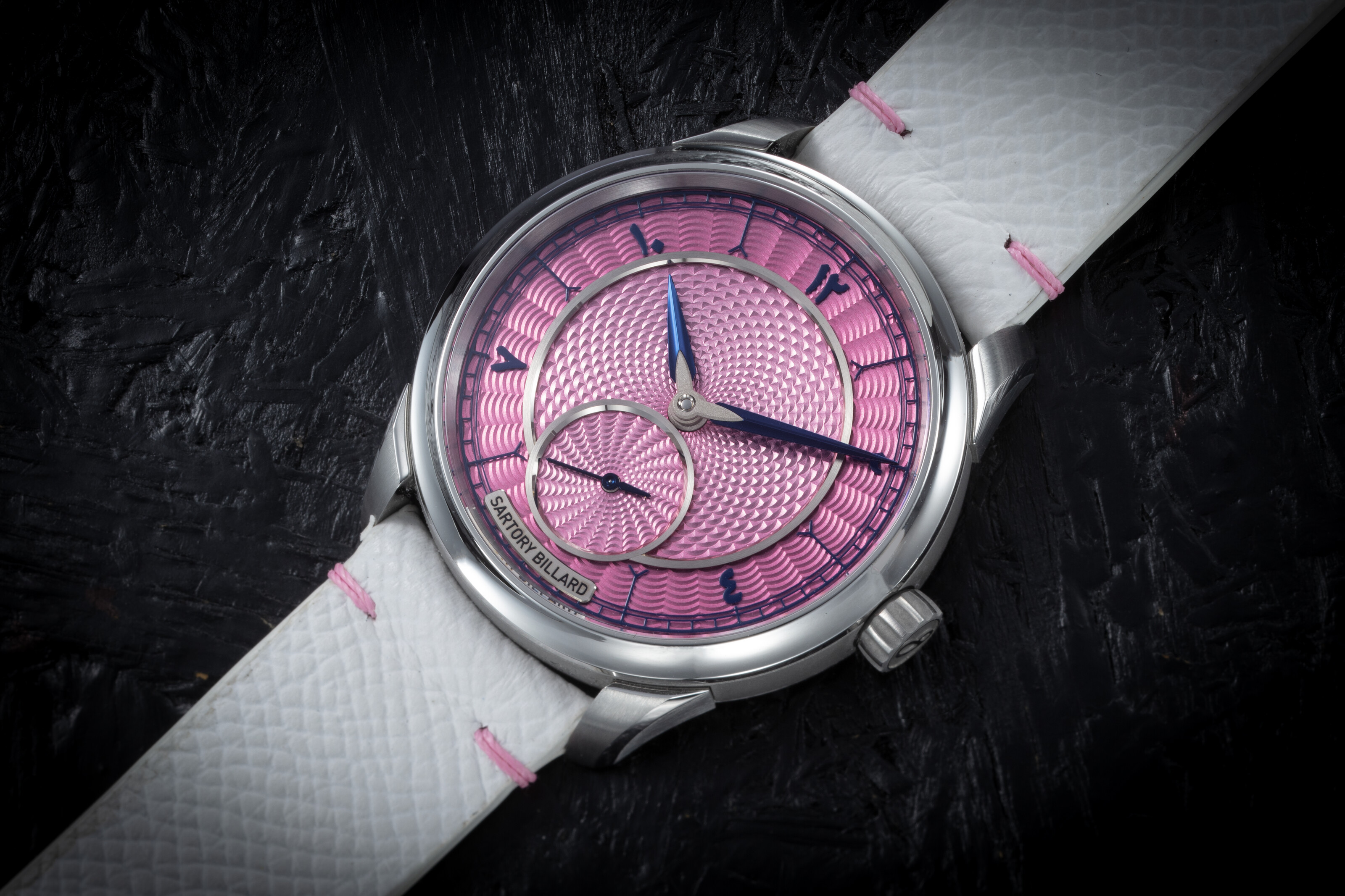 SARTORY BILLARD, SB05 ‘FLAMINGO’, A UNIQUE STEEL MANUAL-WINDING ...