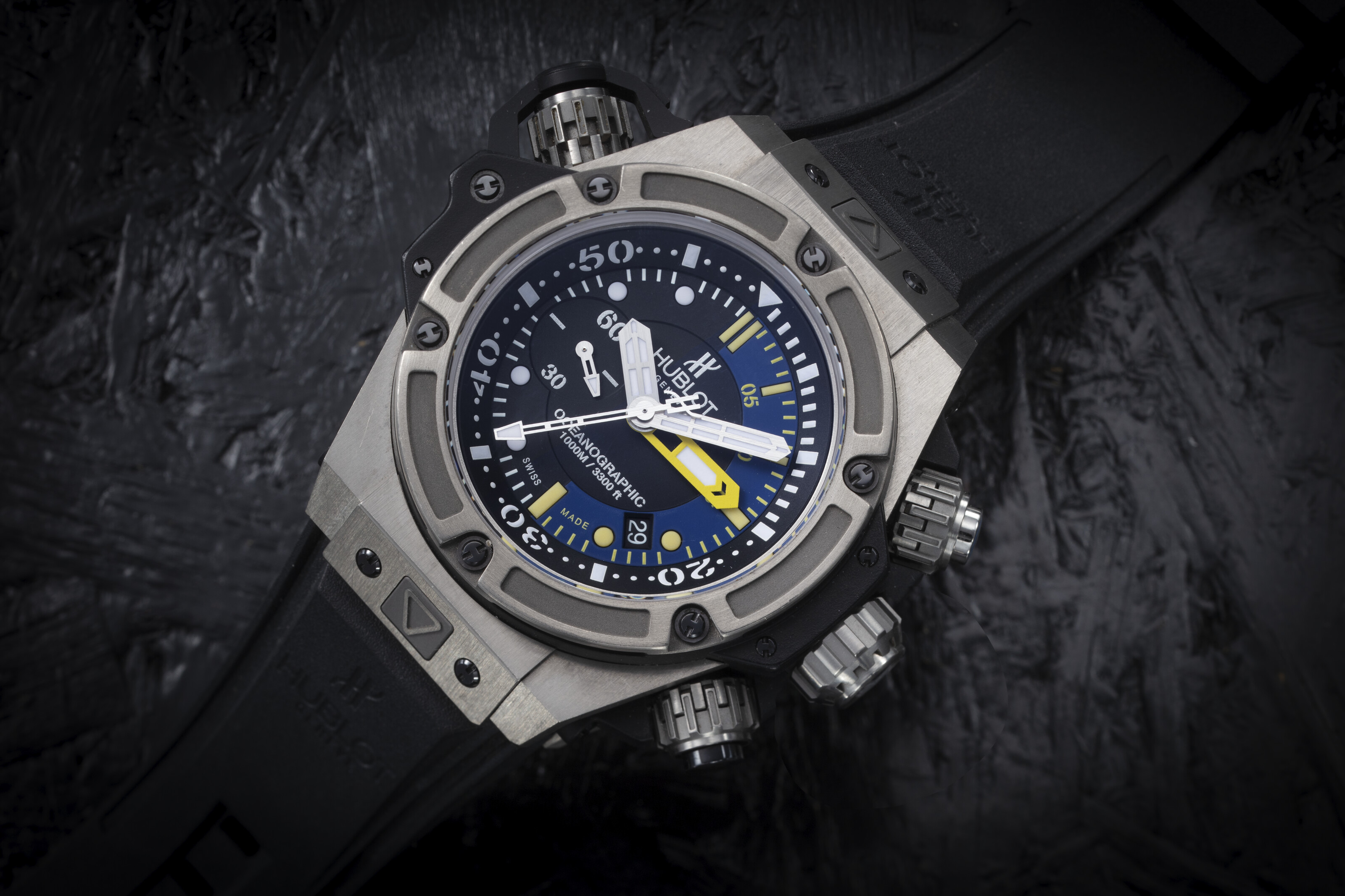 HUBLOT, KING POWER OCEANOGRAPHIC 1000, A LIMITED EDITION TITANIUM ...