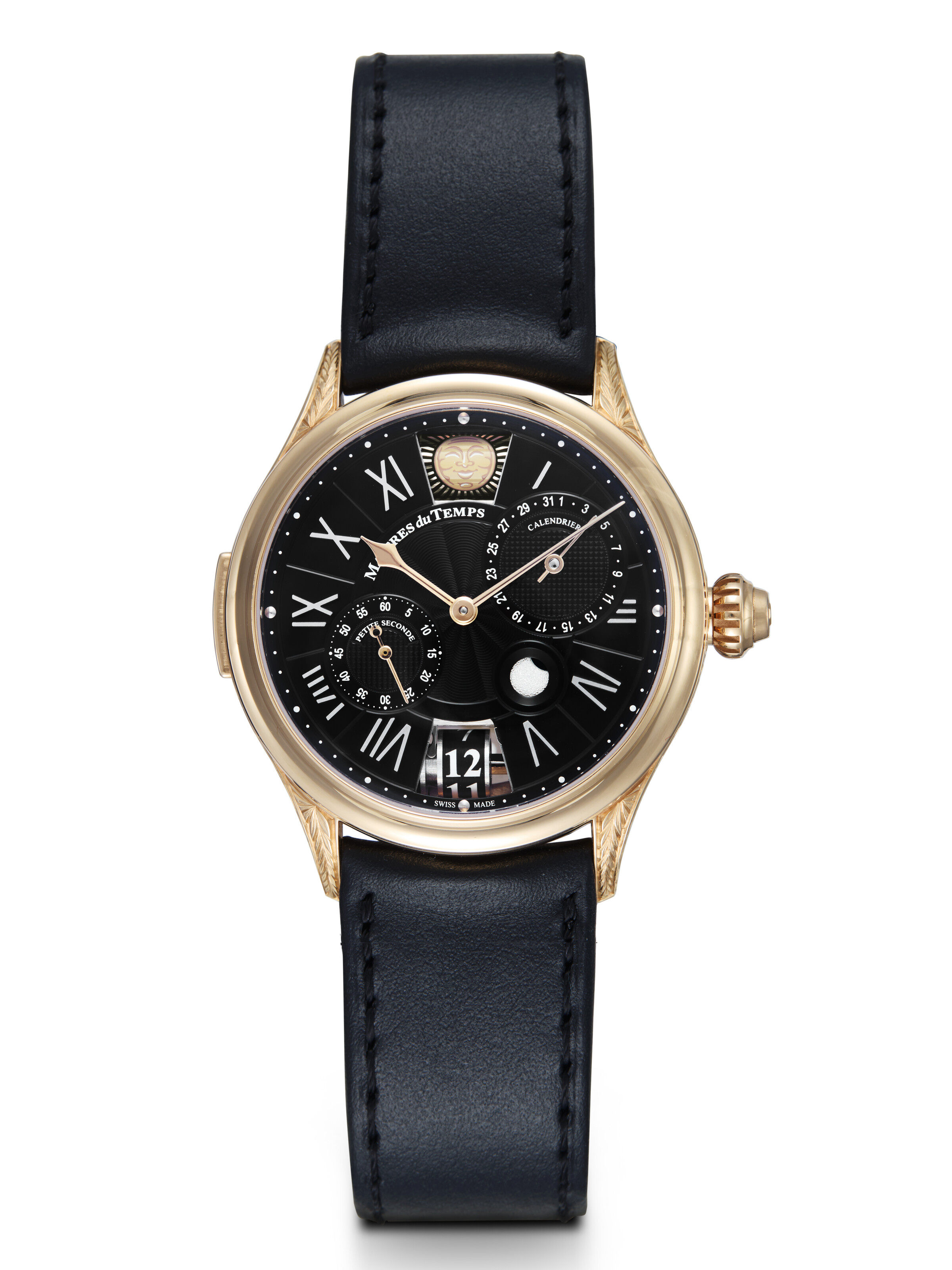 MAITRE DU TEMPS CHAPTER THREE REVEAL, A UNIQUE GOLD WRISTWATCH CONCEALED ROLLER DISPLAY FOR DAY ...