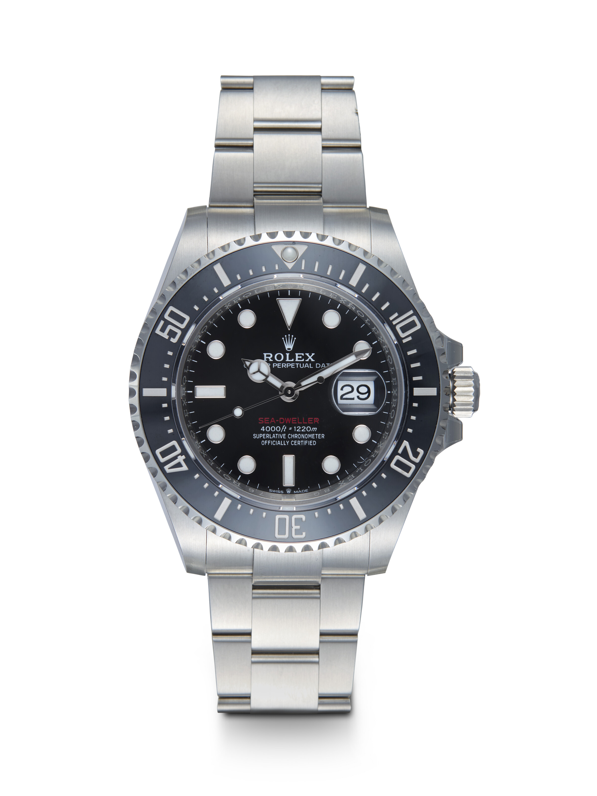 ROLEX, SEA-DWELLER REF. 126600, A STEEL AUTOMATIC DIVER’S WRISTWATCH ...