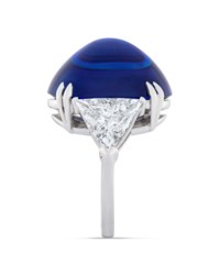 RARE GRAFF SAPPHIRE AND DIAMOND RING | Christie's