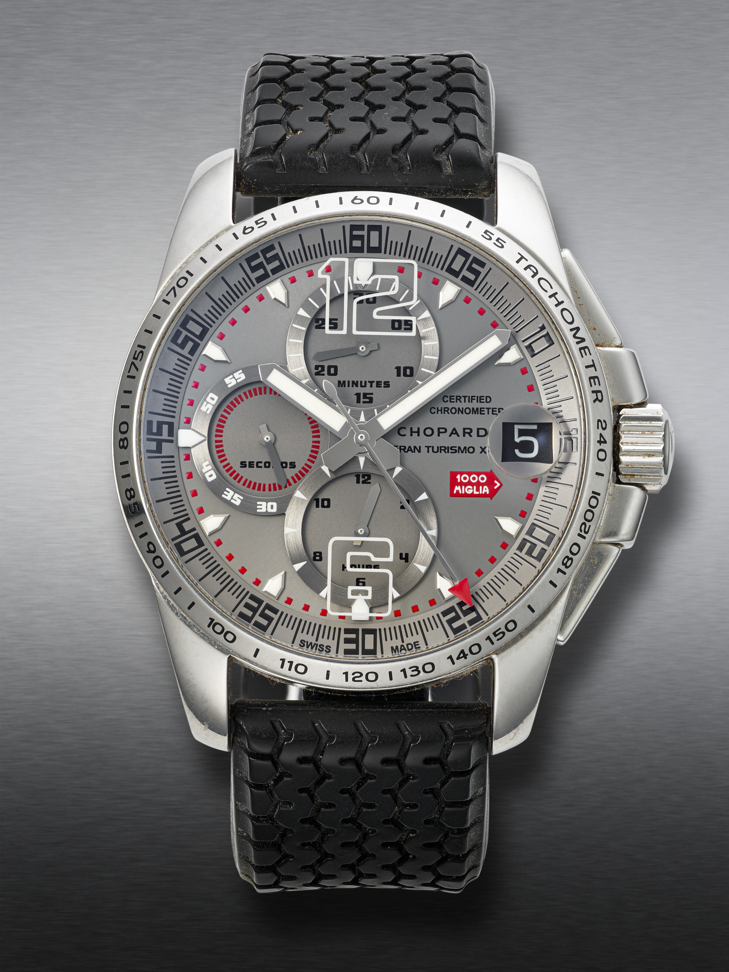 CHOPARD, LIMITED EDITION STAINLESS STEEL CHRONOGRAPH ‘GRAN TURISMO XL ...