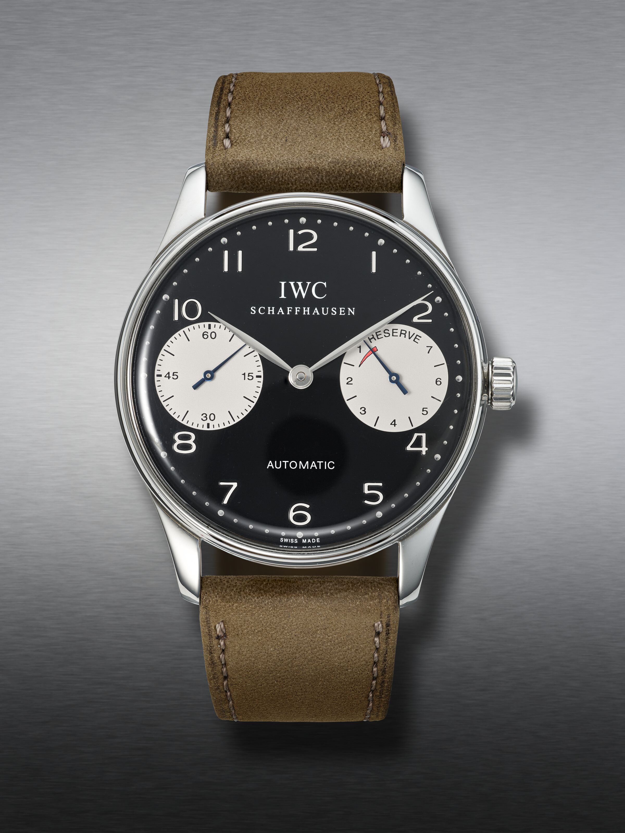 IWC, LIMITED EDITION STAINLESS STEEL ‘PORTUGUESE AUTOMATIK 2000’, NO ...