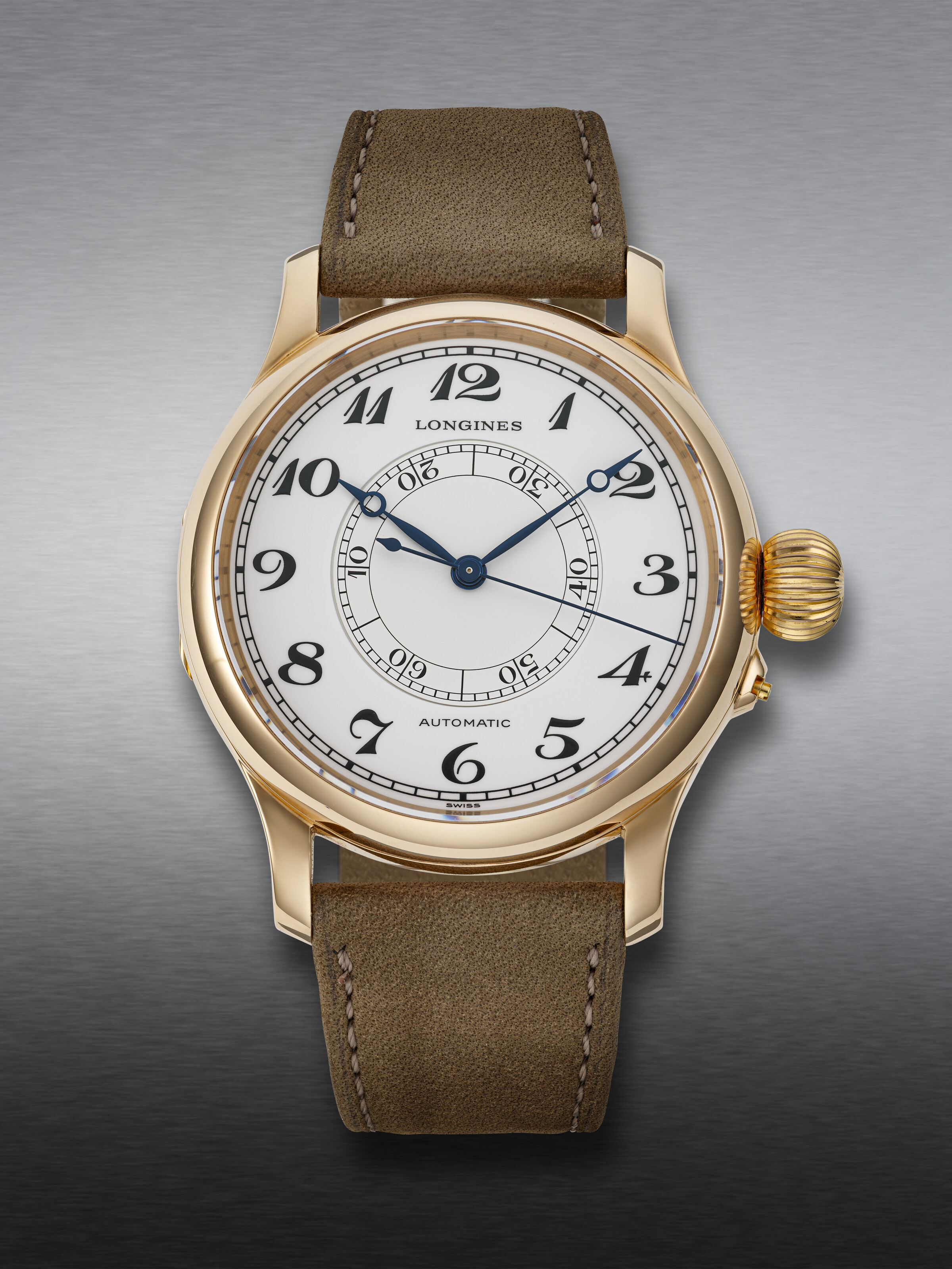LONGINES, PINK GOLD ‘HERITAGE WEEMS’, REF. L2.713.8.13.0, | Christie’s