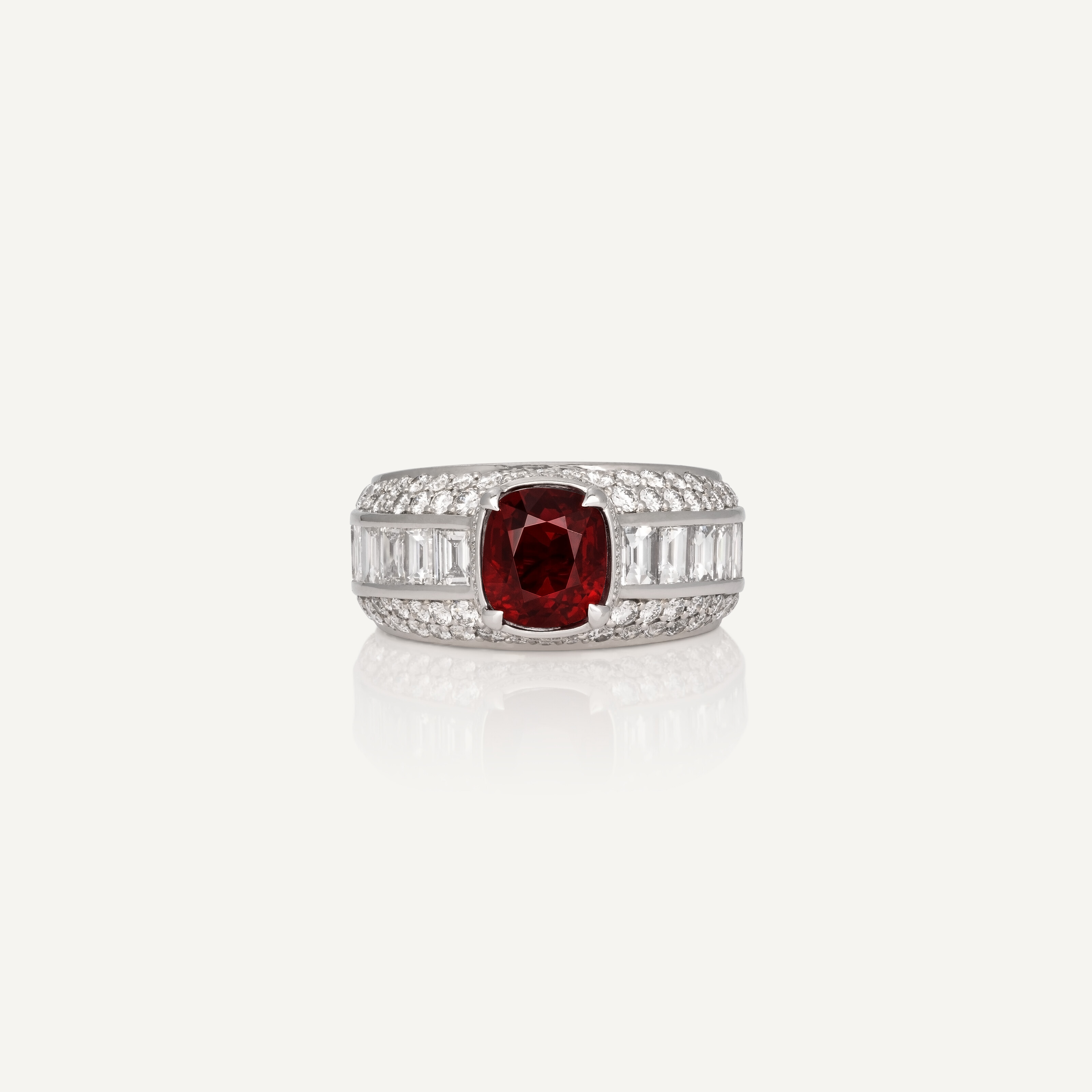KAT FLORENCE RUBY AND DIAMOND RING, | Christie’s