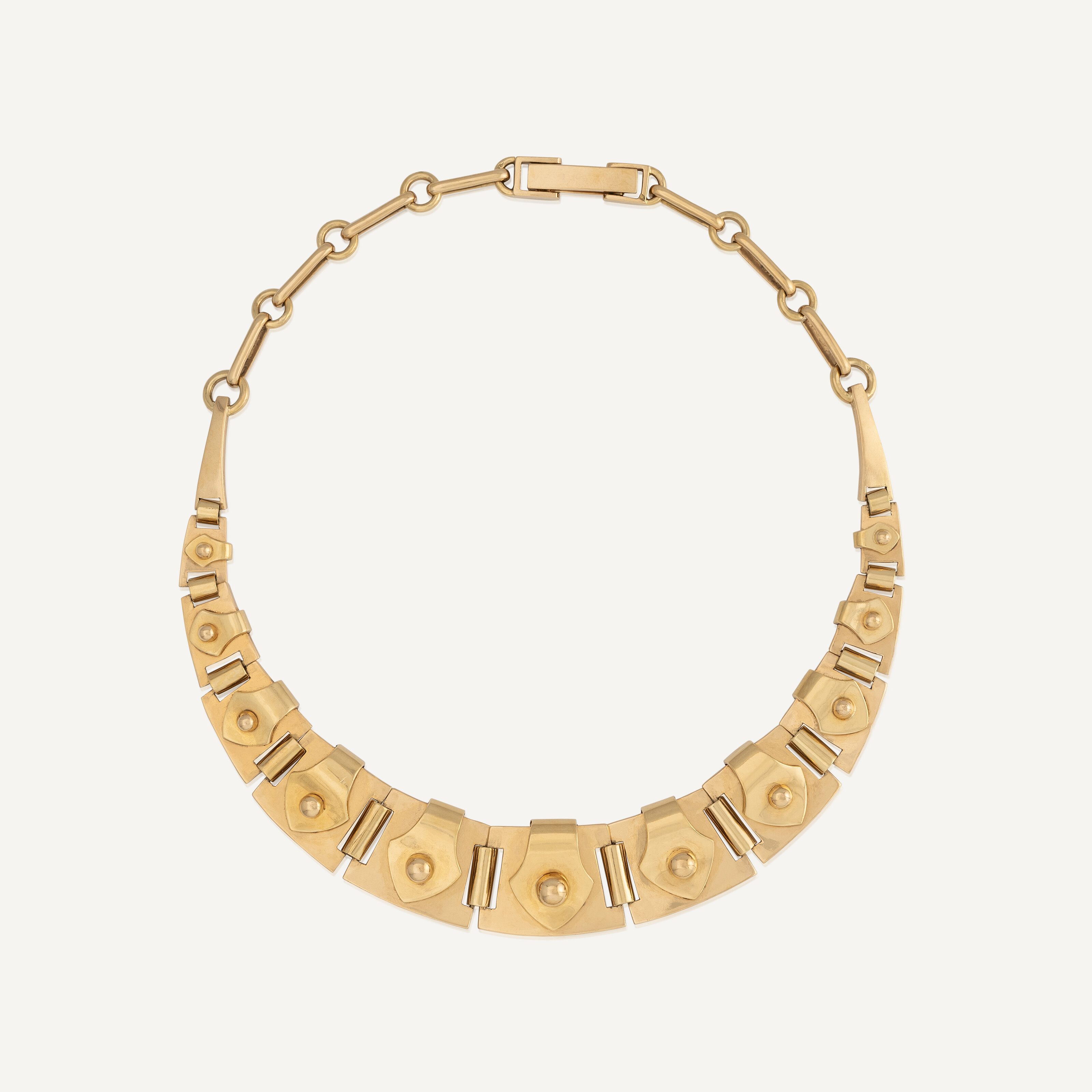 NO RESERVE | JEAN DESPRÉS MID-20TH CENTURY GOLD NECKLACE, | Christie’s