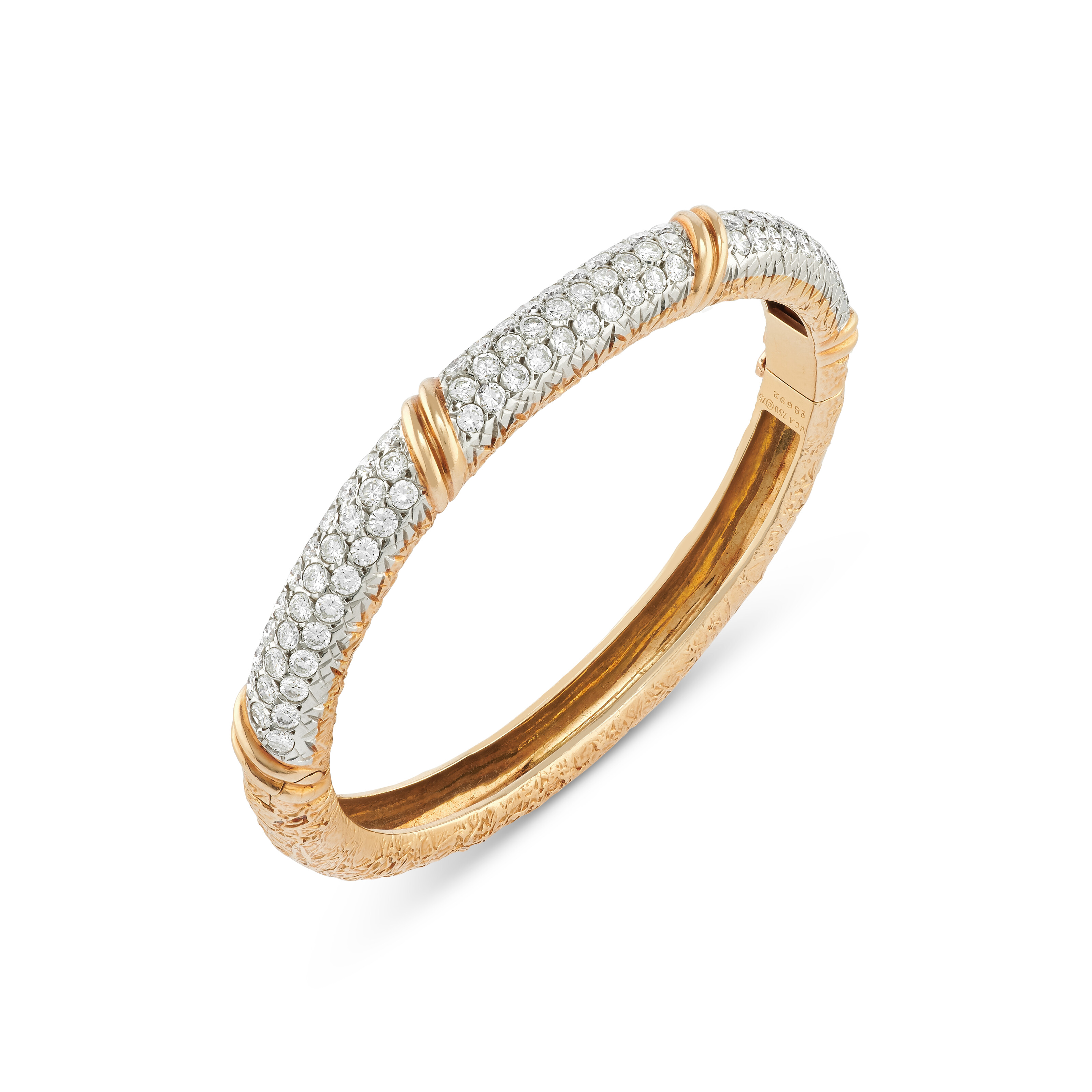 VAN CLEEF & ARPELS DIAMOND BANGLE, | Christie’s
