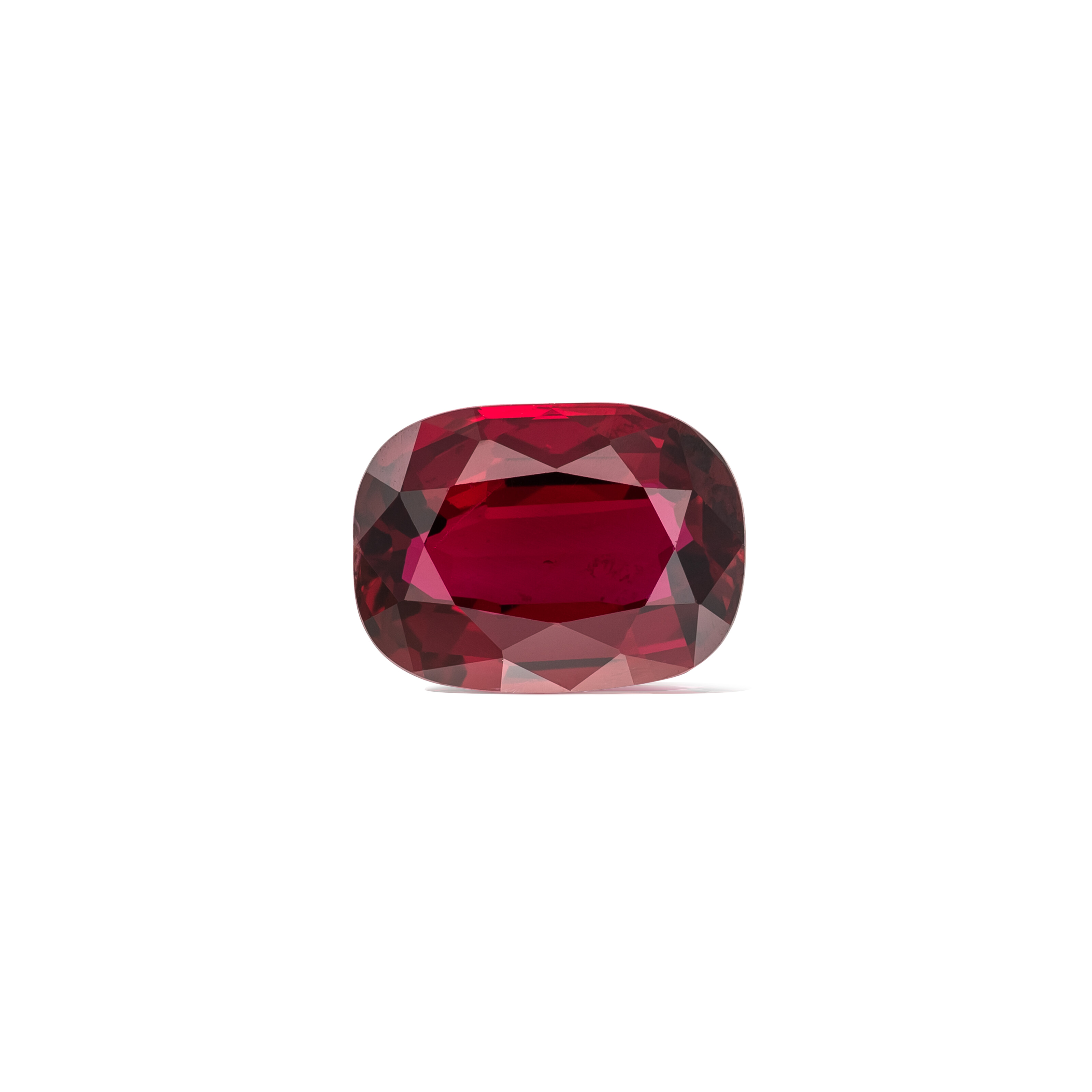 UNMOUNTED RUBY, SSEF: 5.252 carats, Siam, indications of heating ...