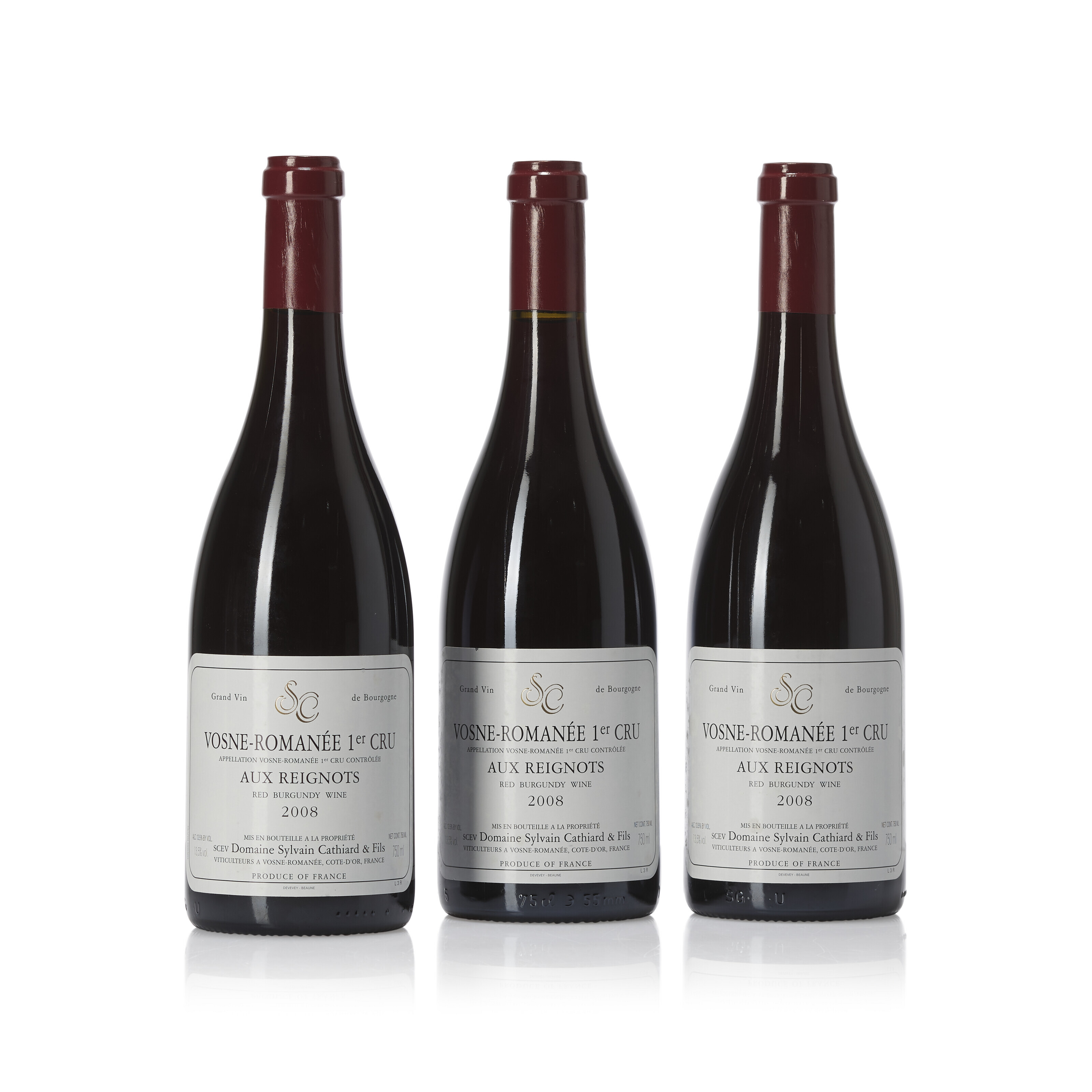 Domaine Sylvain Cathiard, Vosne-Romanée Aux Reignots 2008, 1er Cru ...