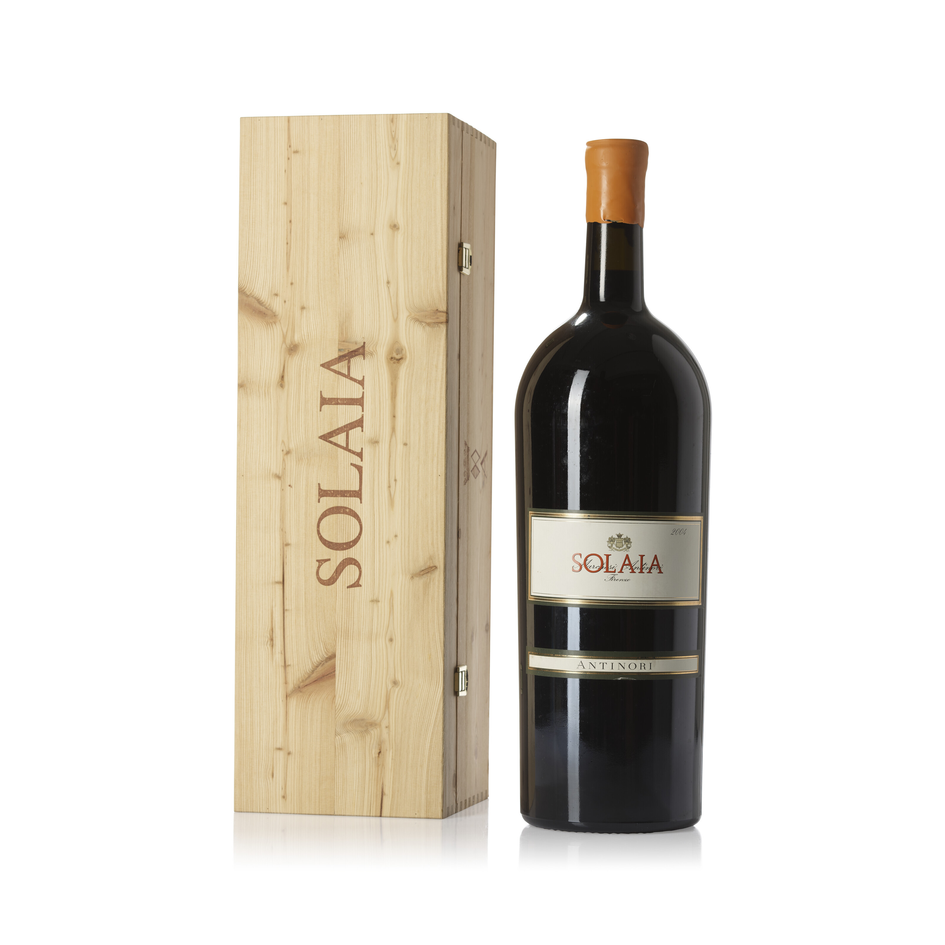 Solaia 2004, Tuscany, Antinori In original wooden case. Slightly ...