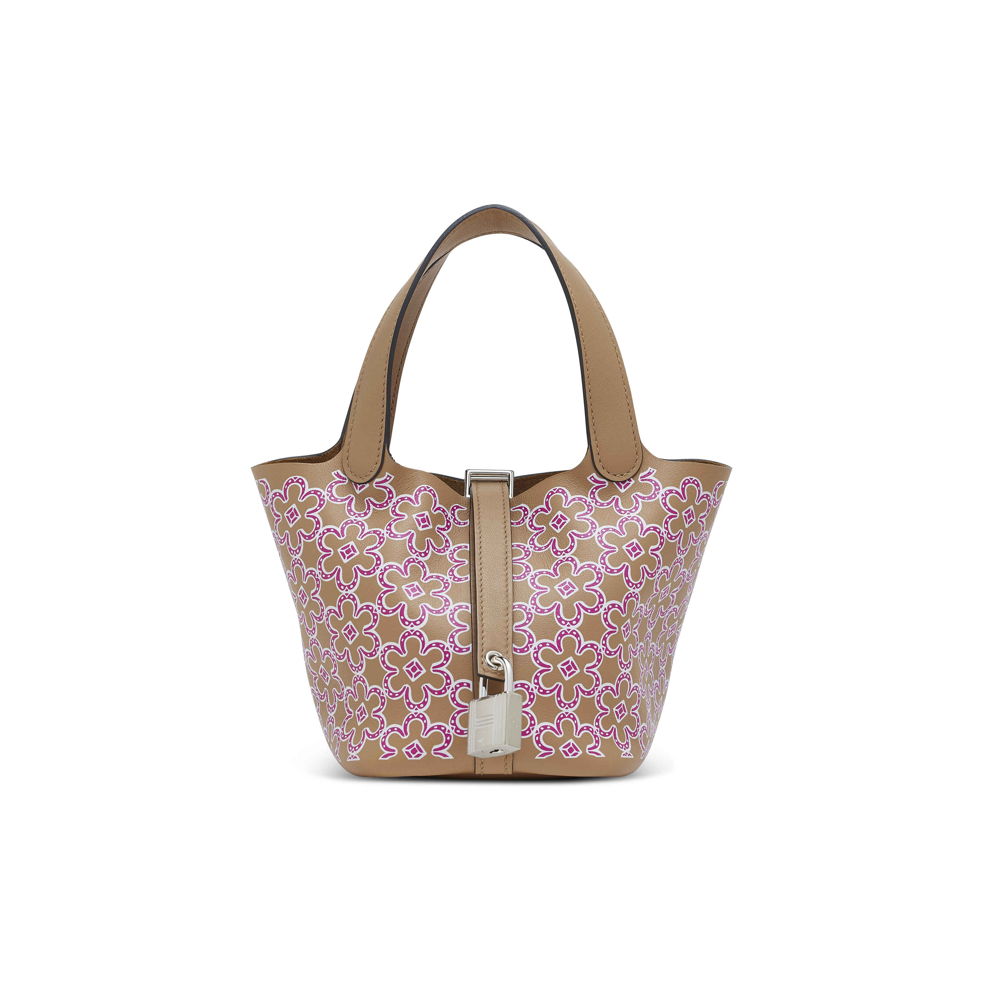 A LIMITED EDITION CHAI, ROSE & BLANC SWIFT LEATHER LUCKY DAISY MICRO ...