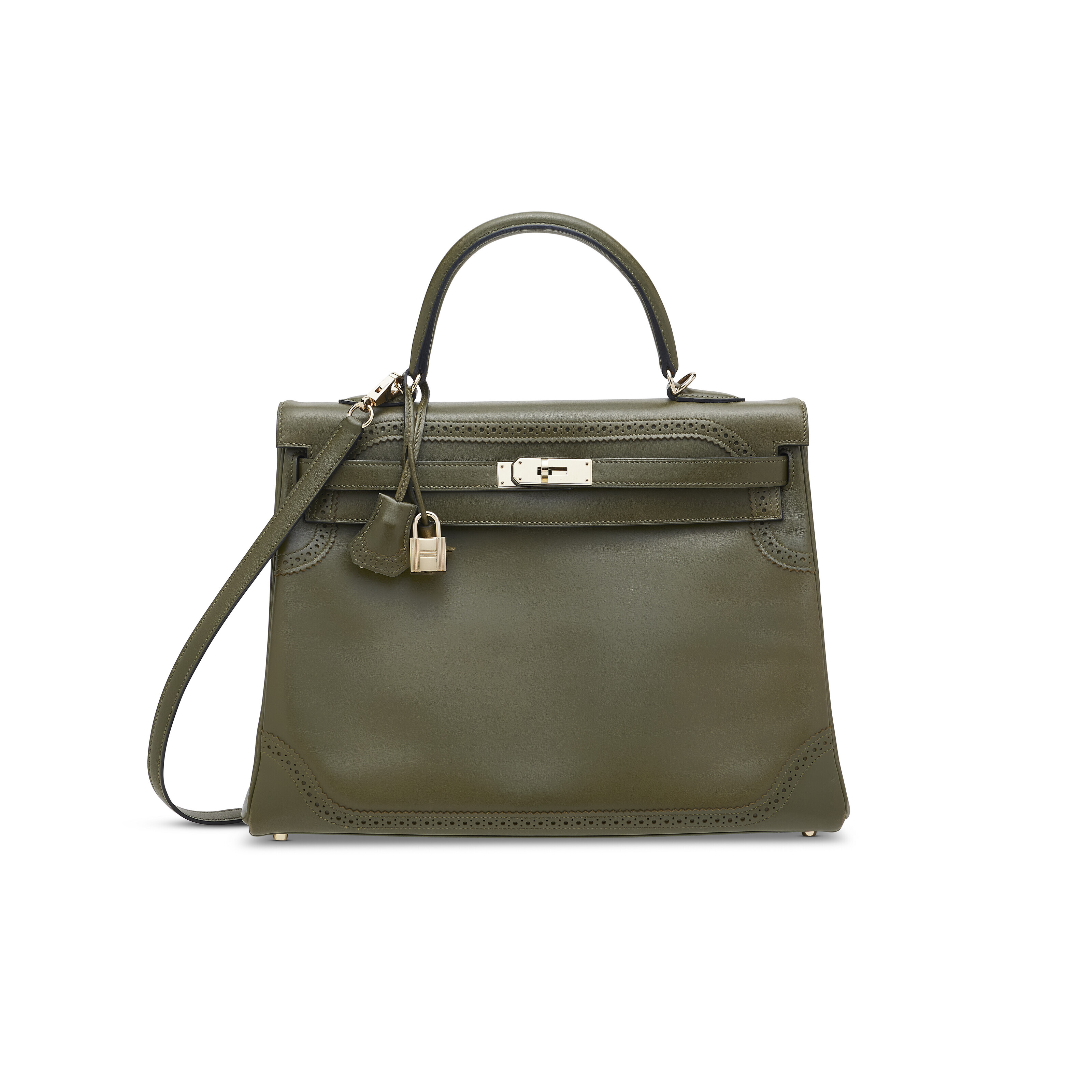 A LIMITED EDITION VERT VERONÈSE TADELAKT LEATHER GHILLIES RETOURNÉ ...