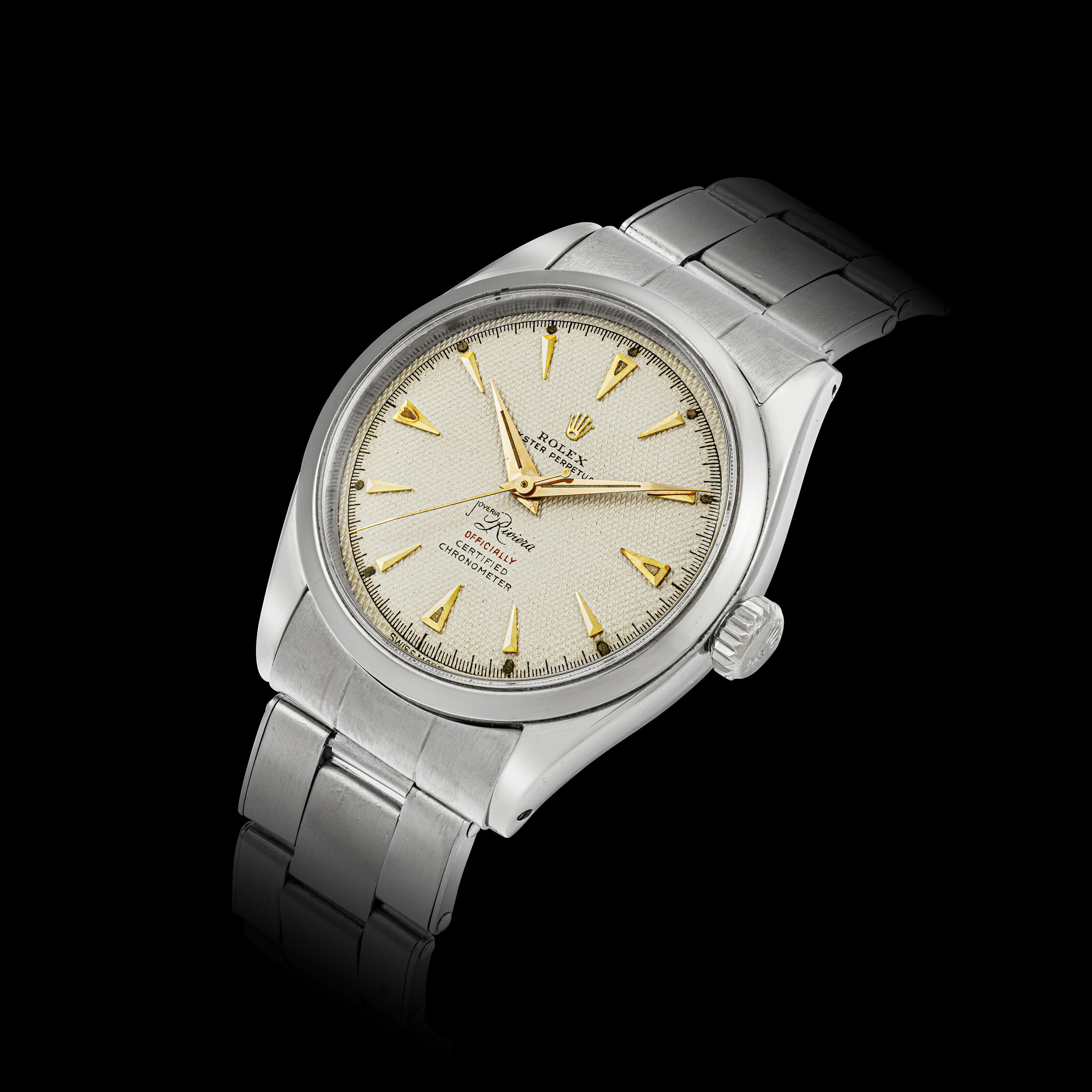 ROLEX, SIGNED BY JOYERIA RIVIERA, REF. 6284, CASE NO. 77059 | Christie’s