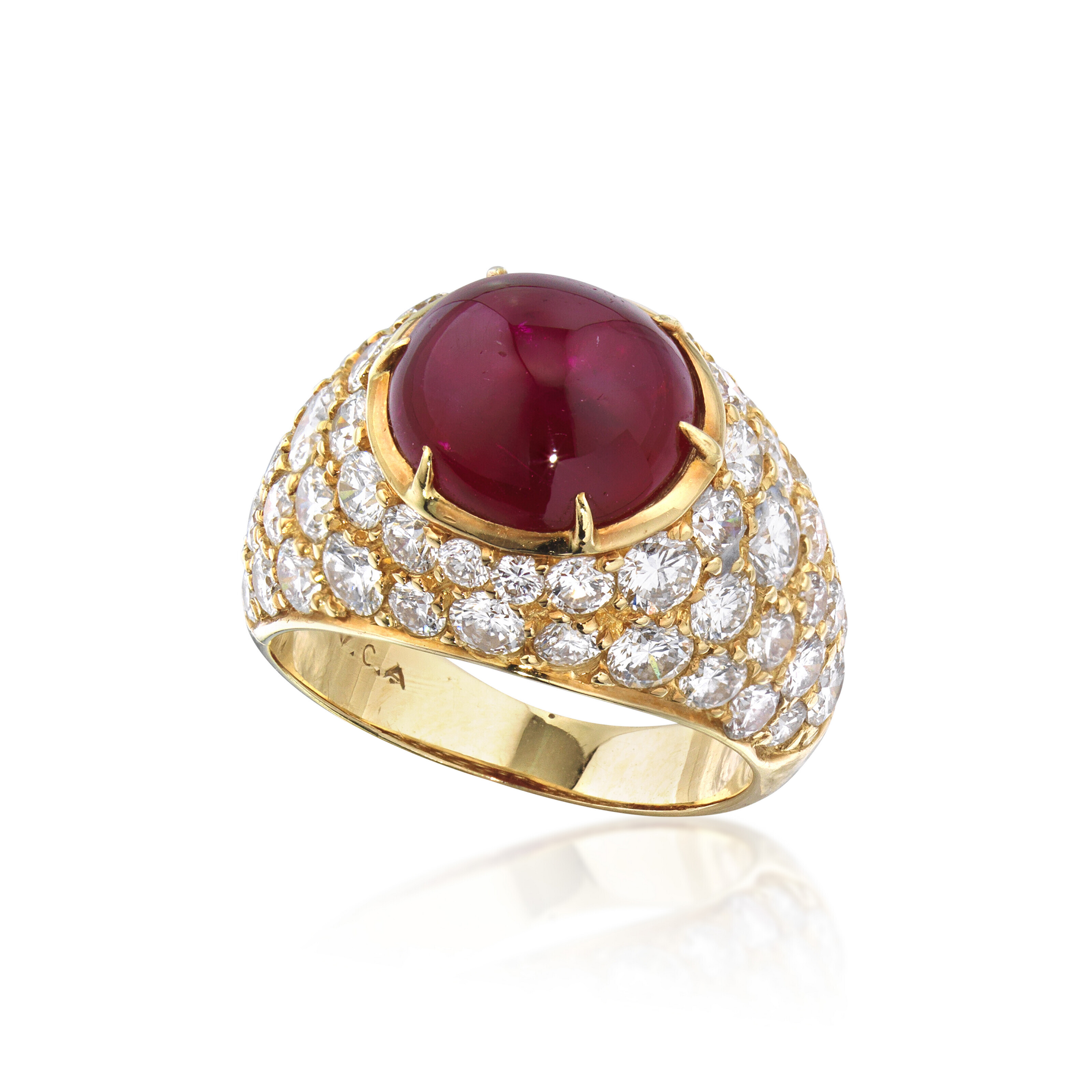 VAN CLEEF & ARPELS RUBY AND DIAMOND RING, | Christie’s